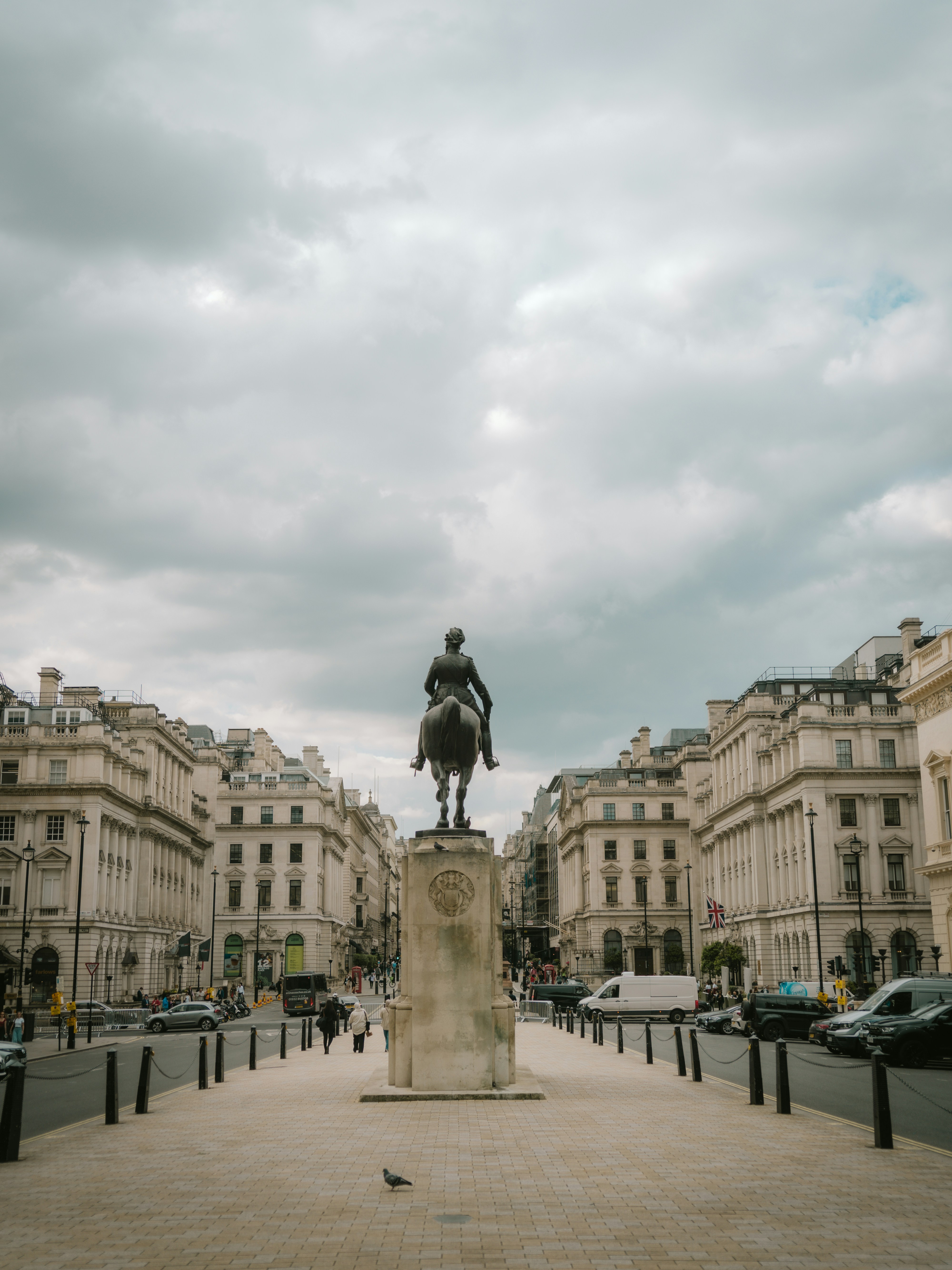 Equestrian Monument in the Heart of a Classical City