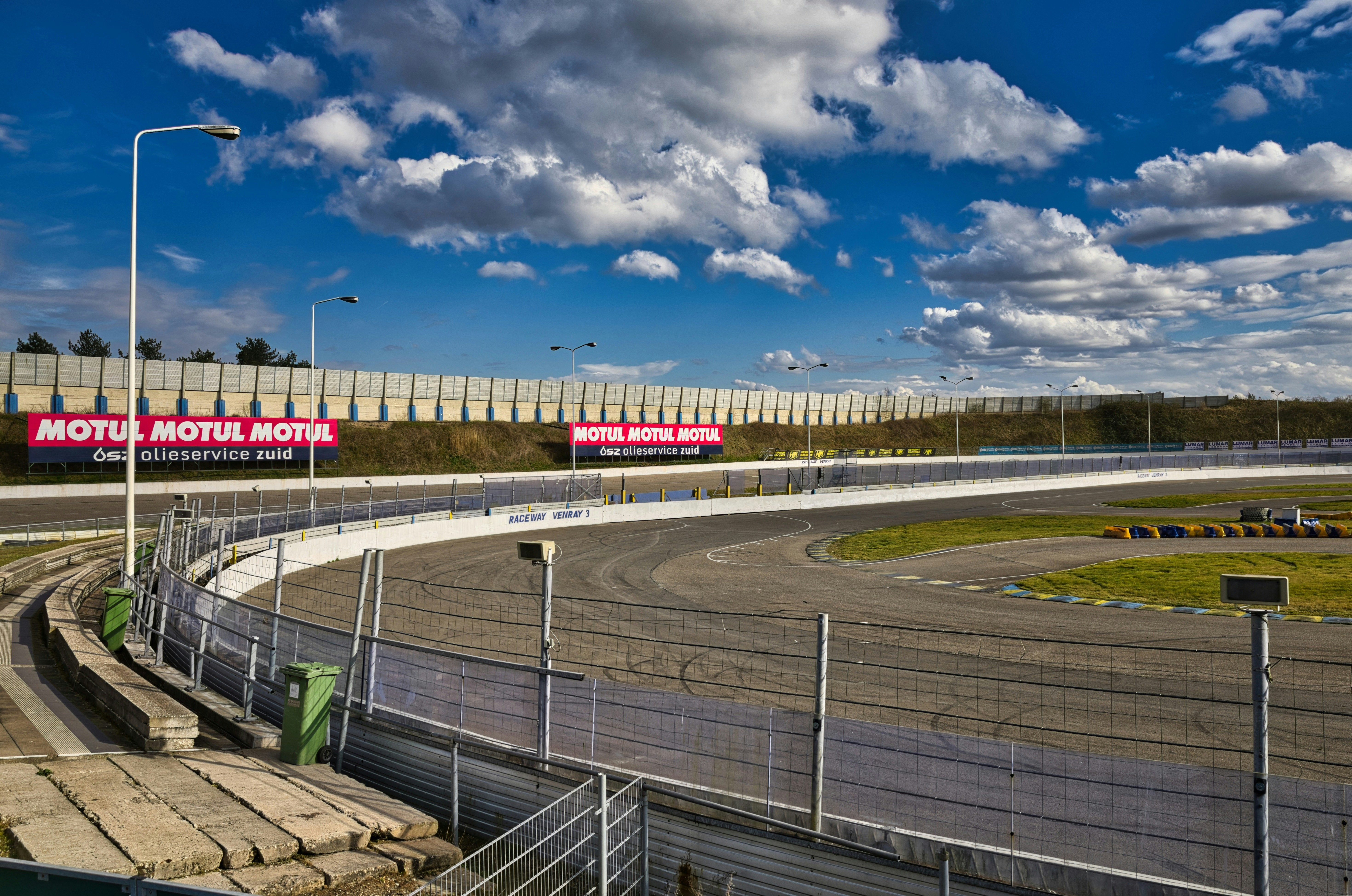 Curved Track Horizon: Echoes of a Quiet Speedway