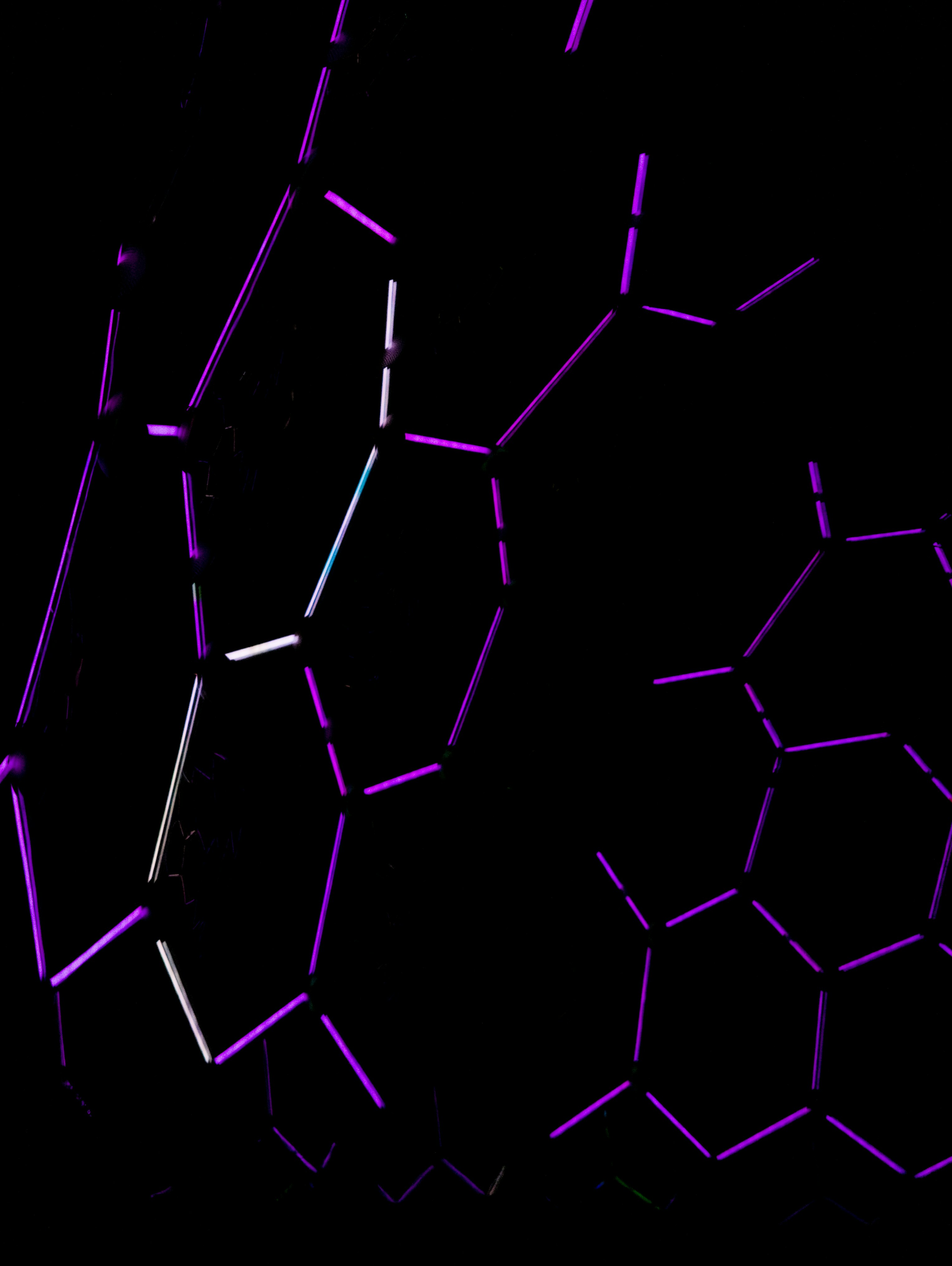 Neon Lattice in the Dark: A Glimpse of Shimmering Constellations