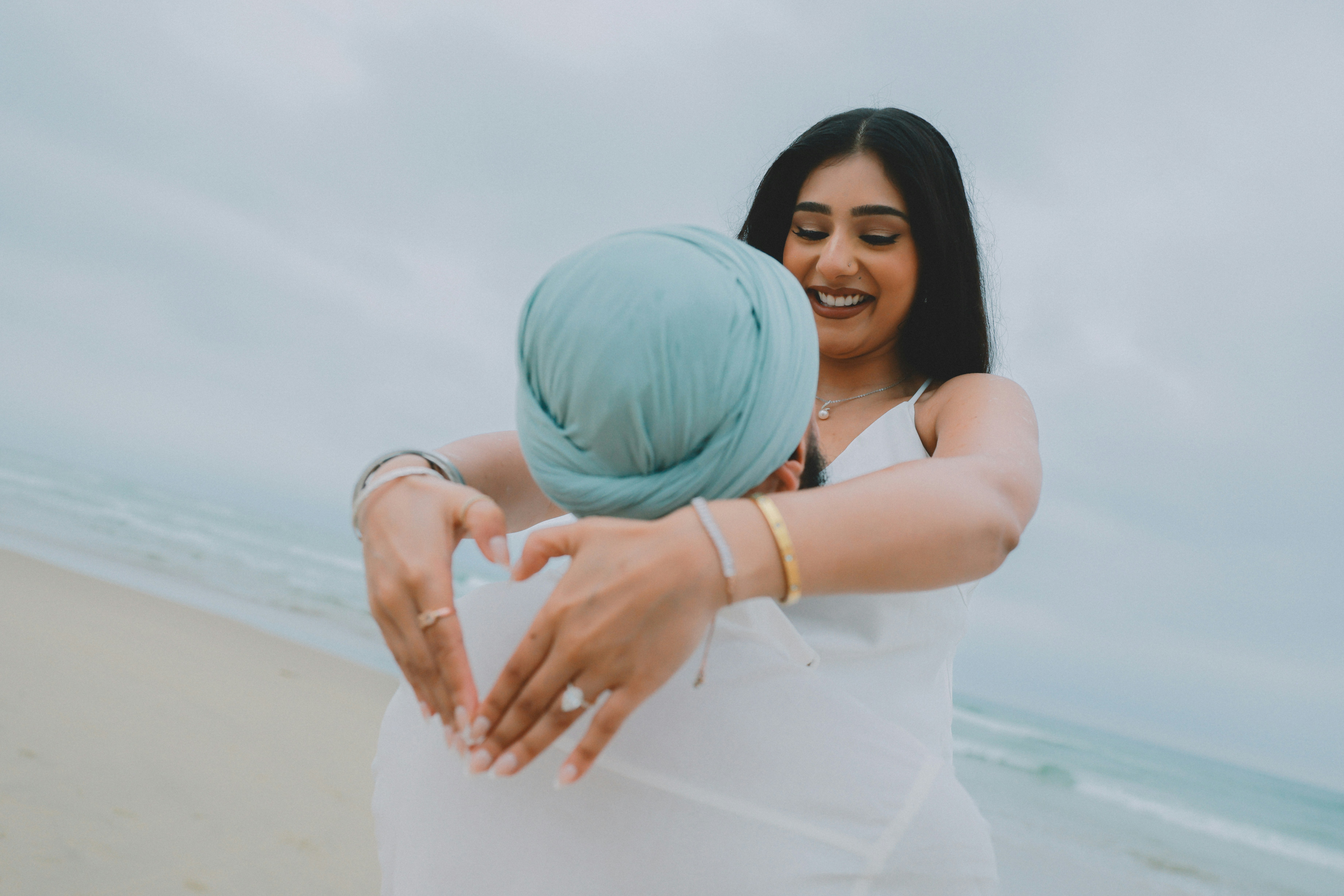 Hug of the Horizon: Embrace on the Seaside
