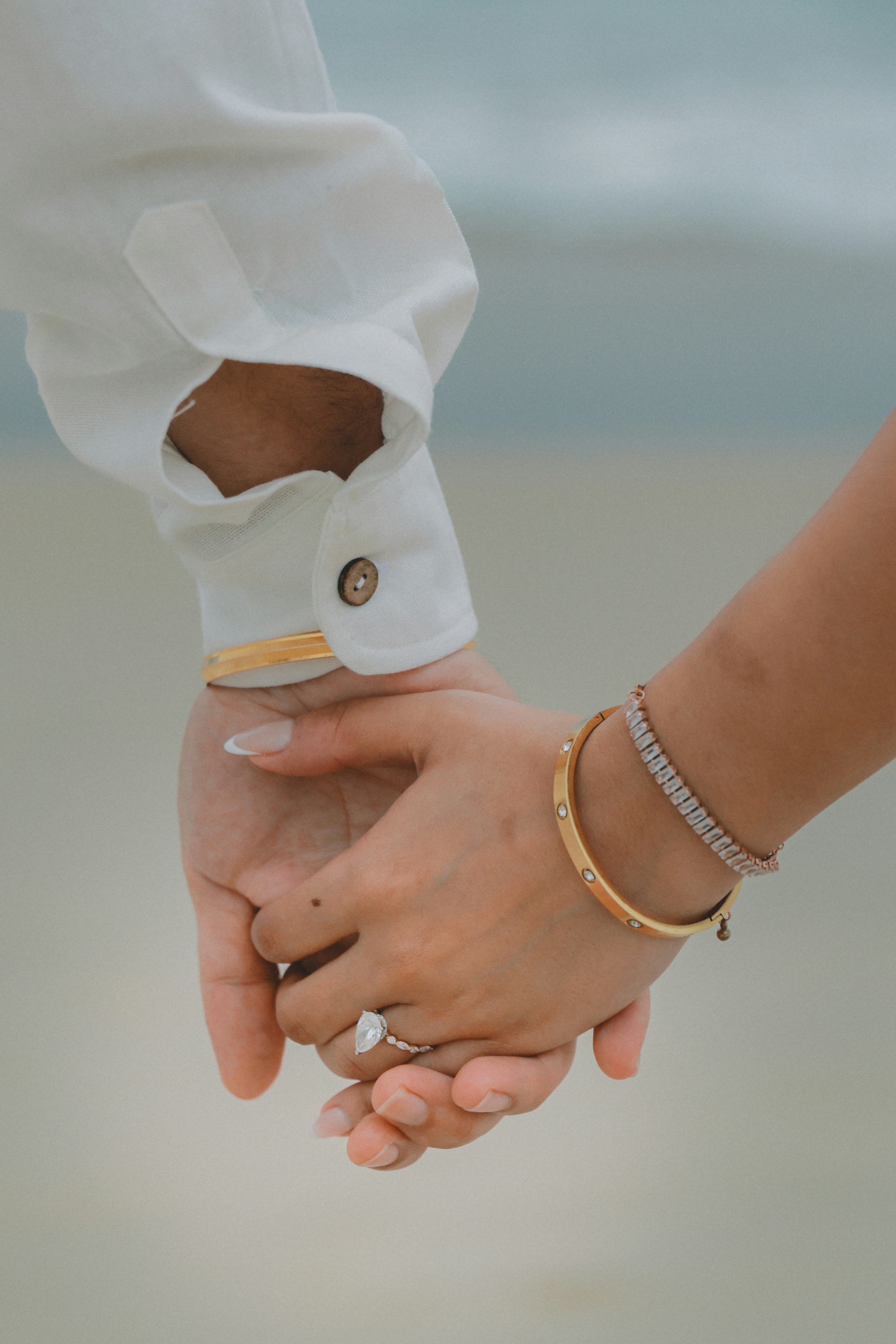 Holding On: A Tender Moment in Dusty Light