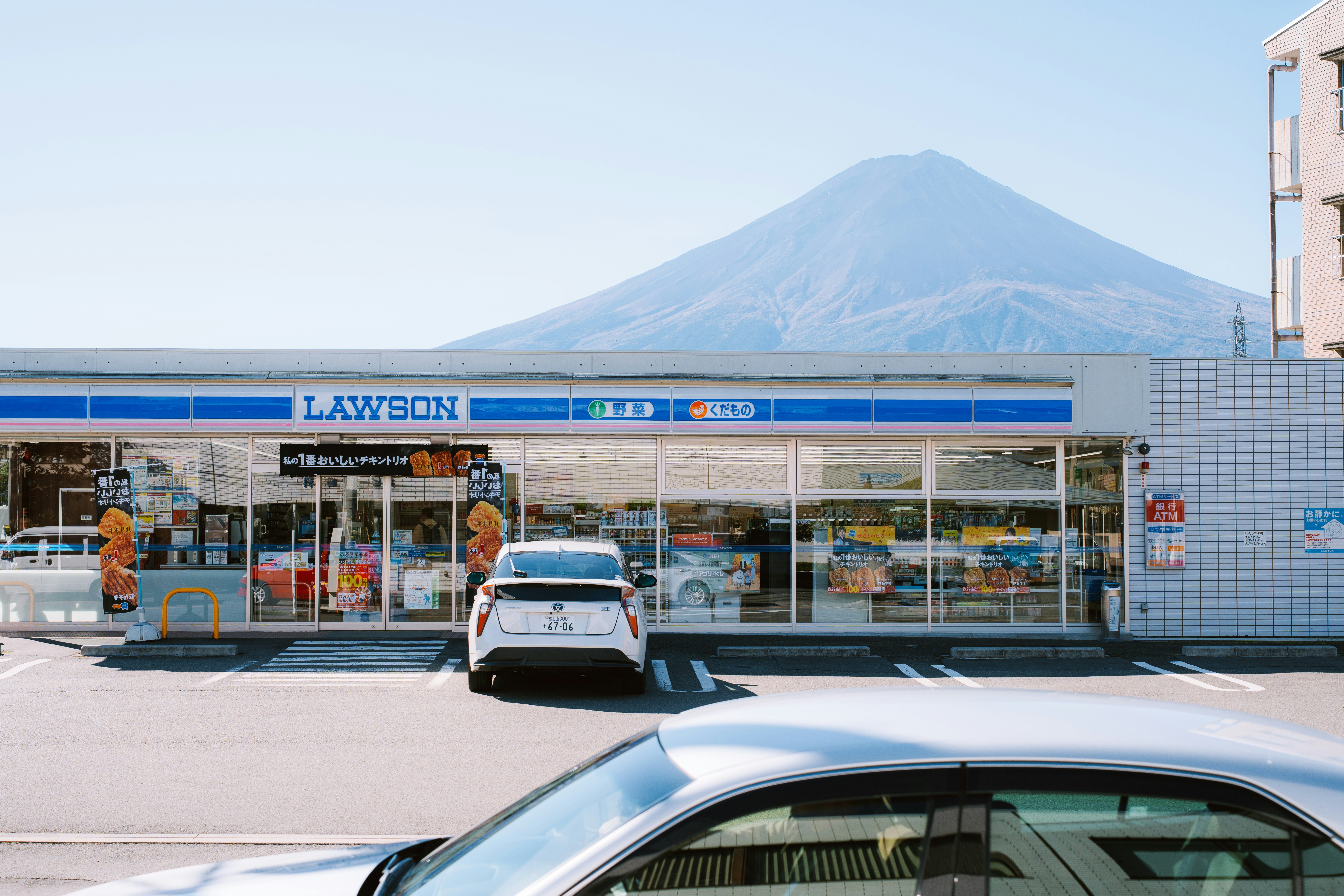 Line of Light: A Convenience Store with a Distant Peak