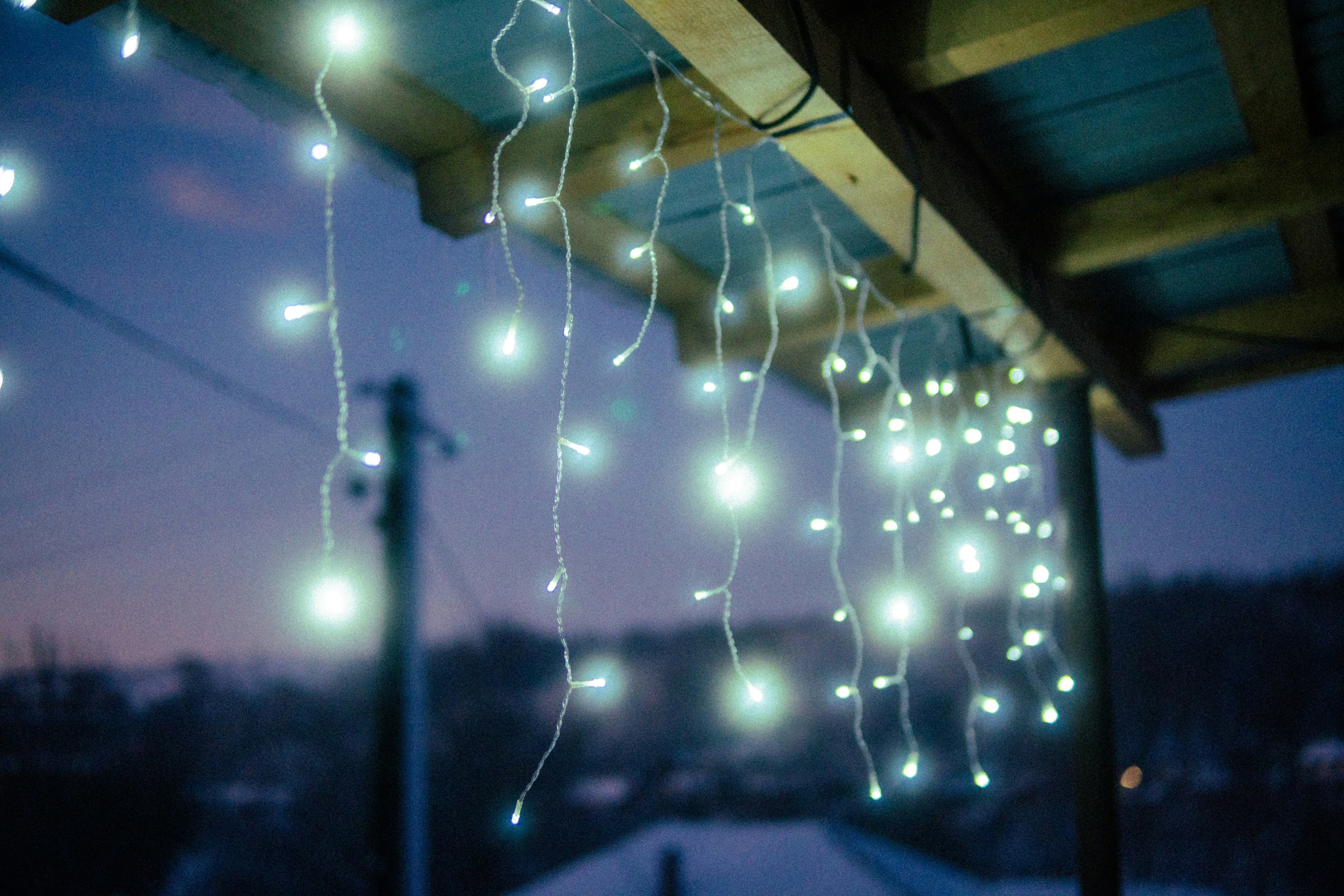 Soft Glow Under the Winter Strings