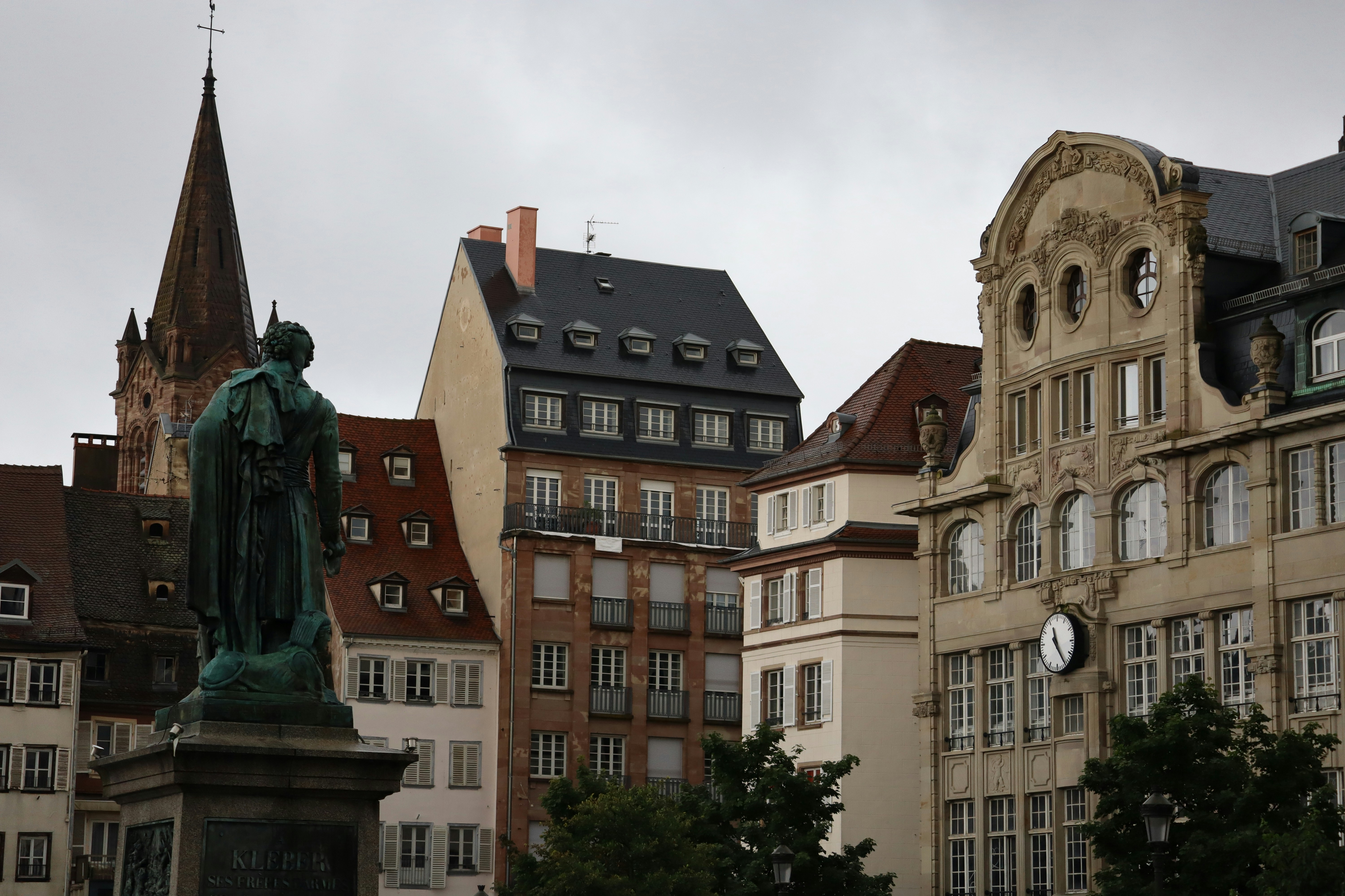 Statue in Times and Tiles: A European Square