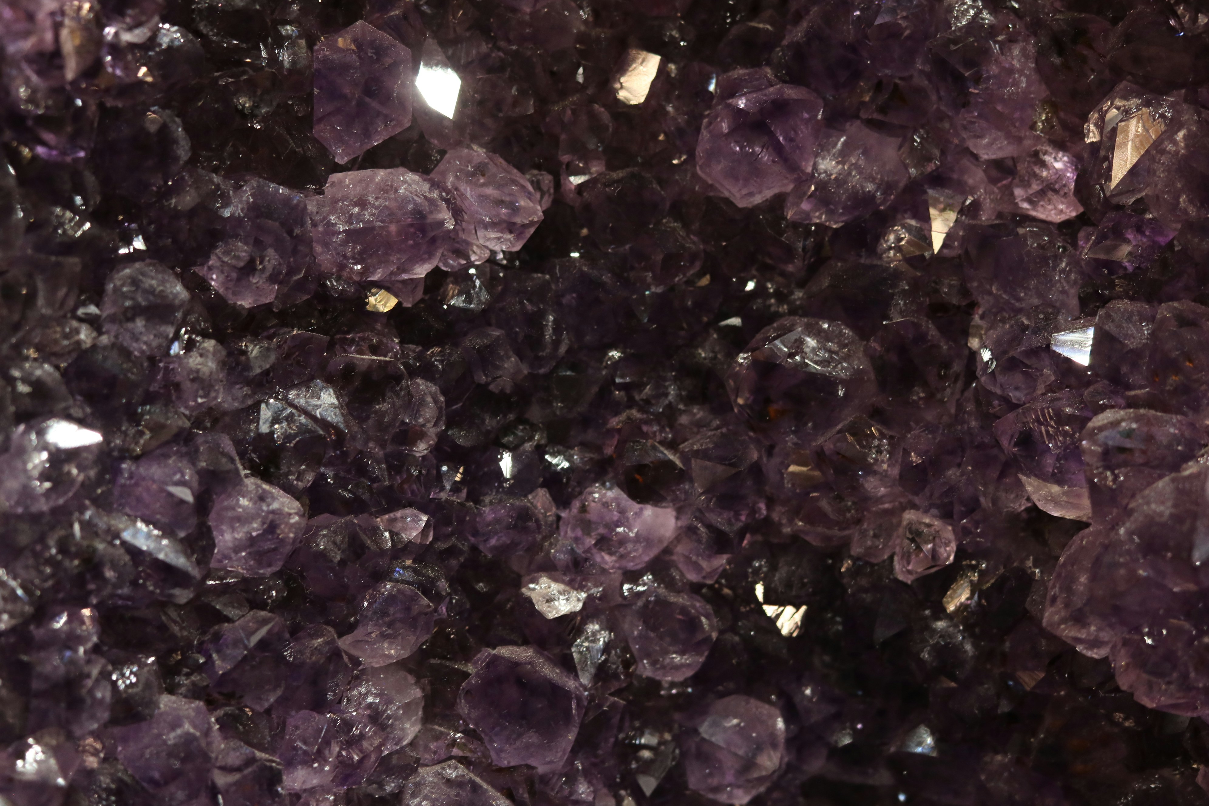 Crystalline Violet: A Close-Up of Geometric Amethyst