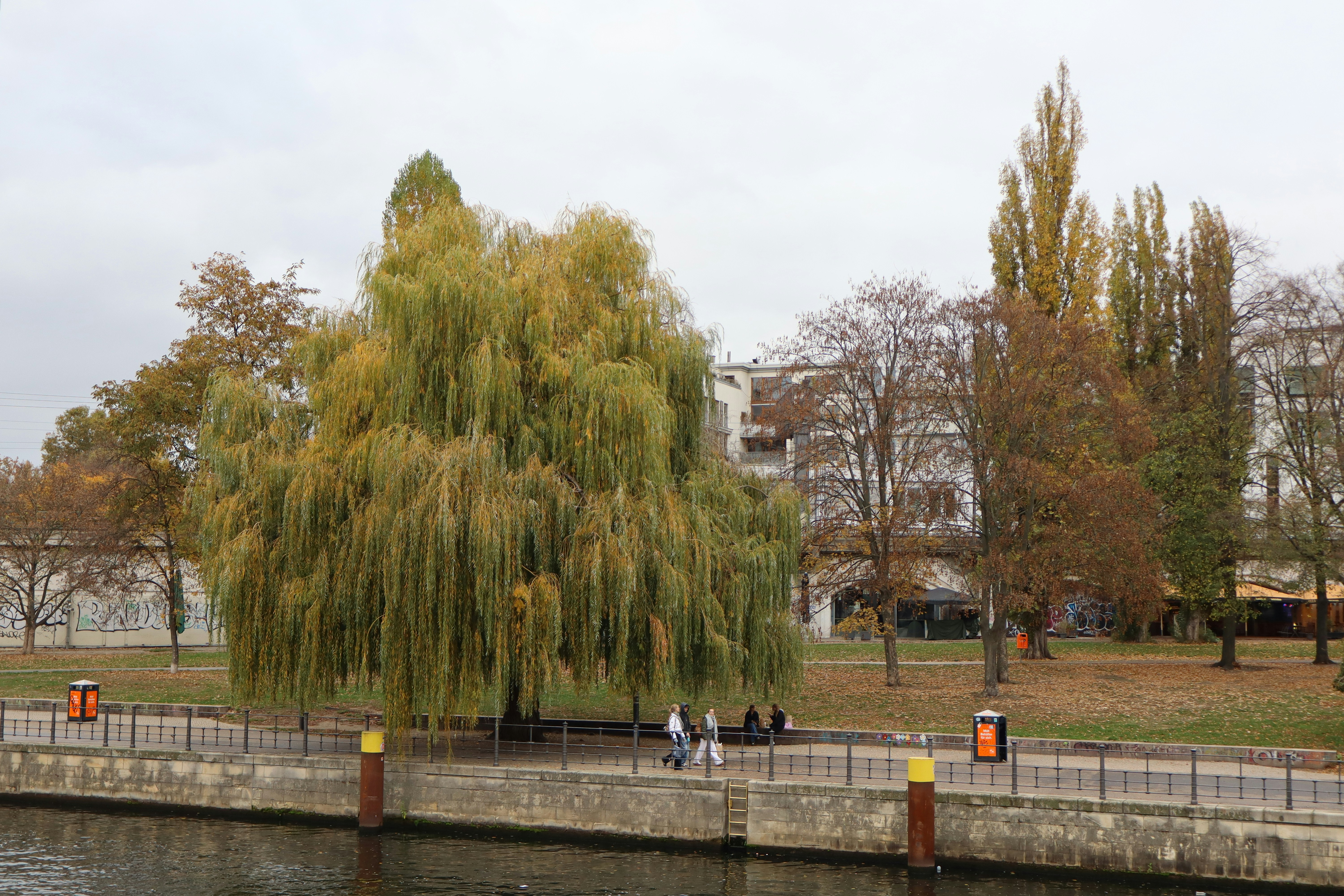 Autumn riverside pause: a quiet moment along the canal