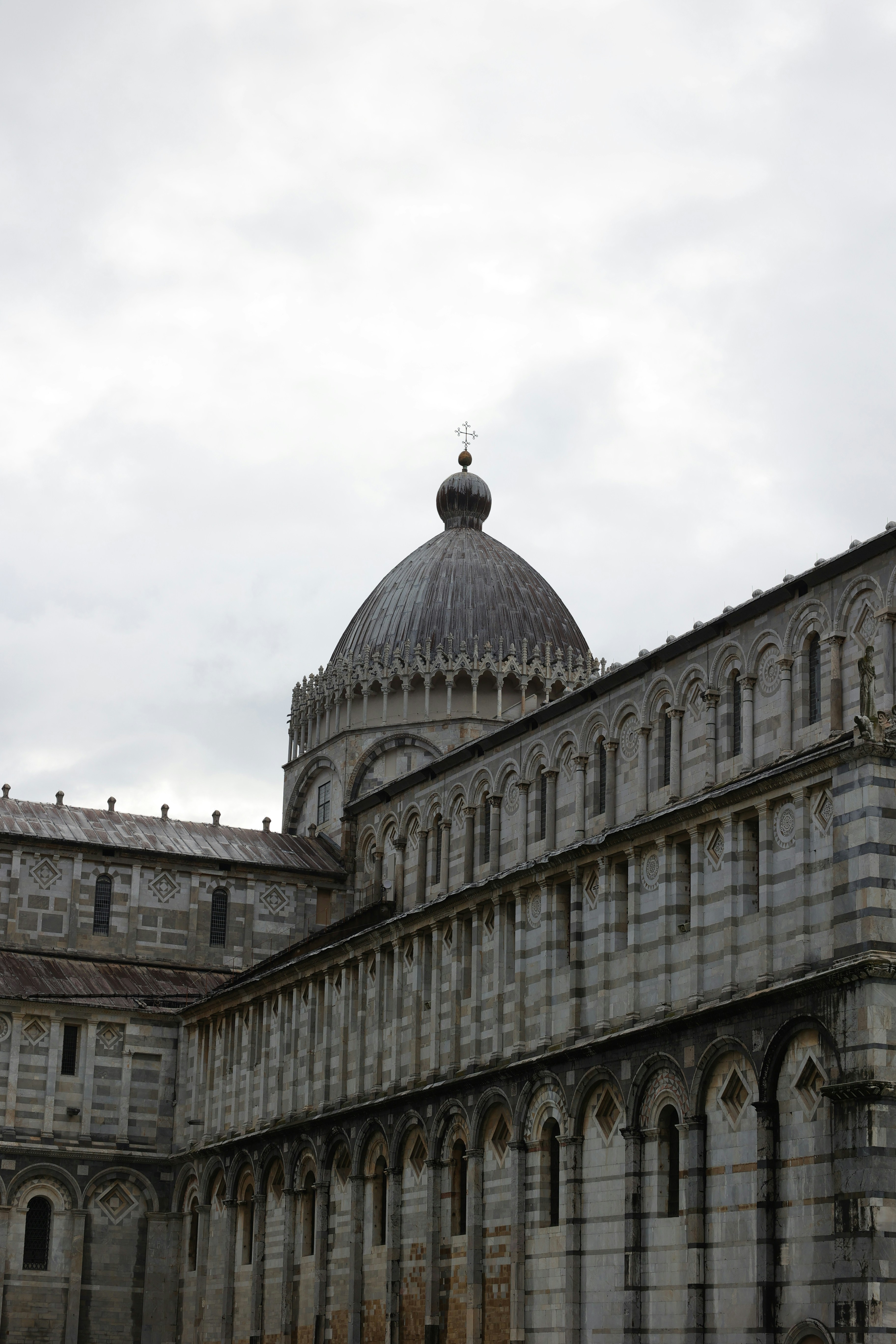 Dome and Colonnade: A Cathedral Wing Reaching Toward the Sky