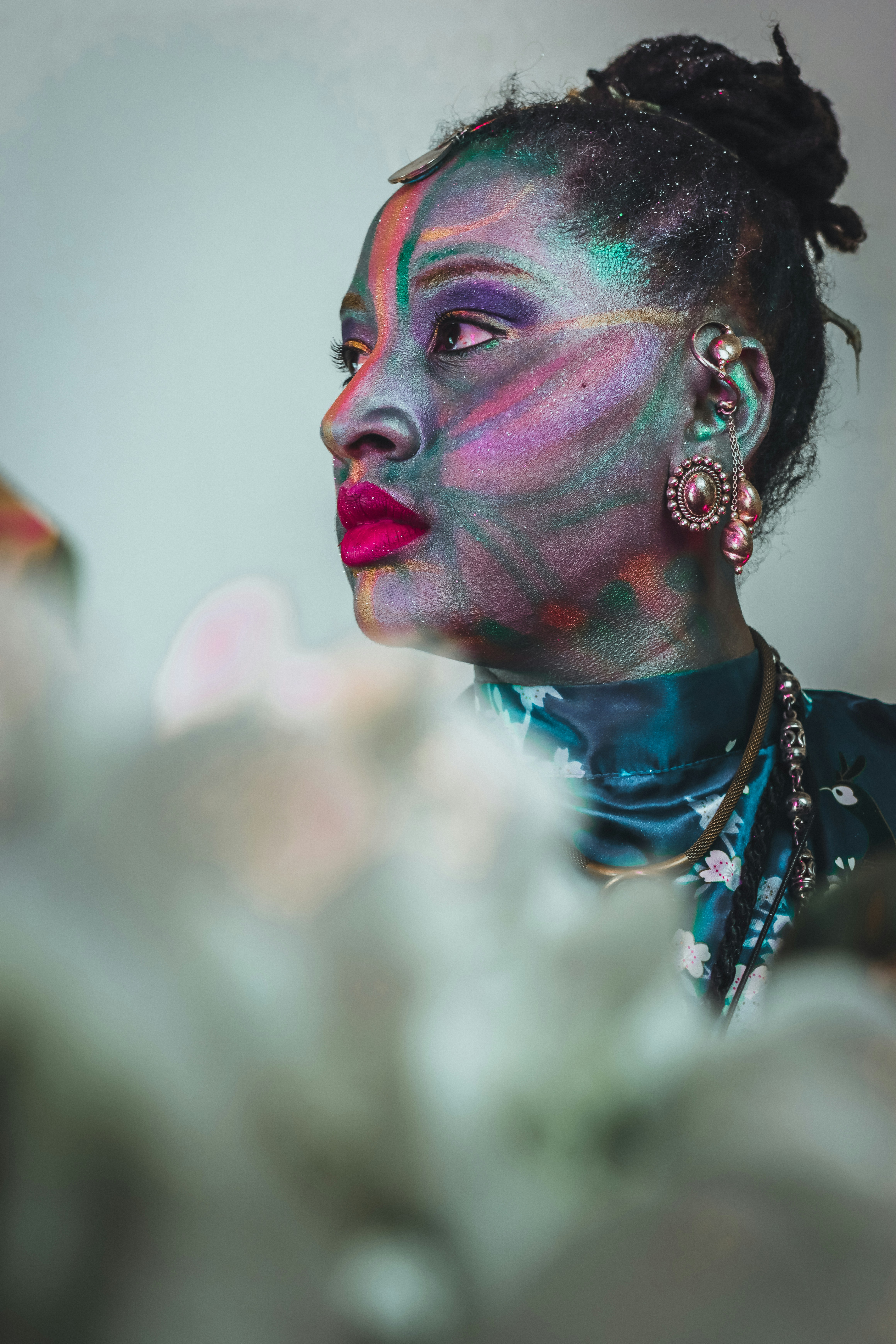 Colorful Light Within: A Portrait of Painted Grace