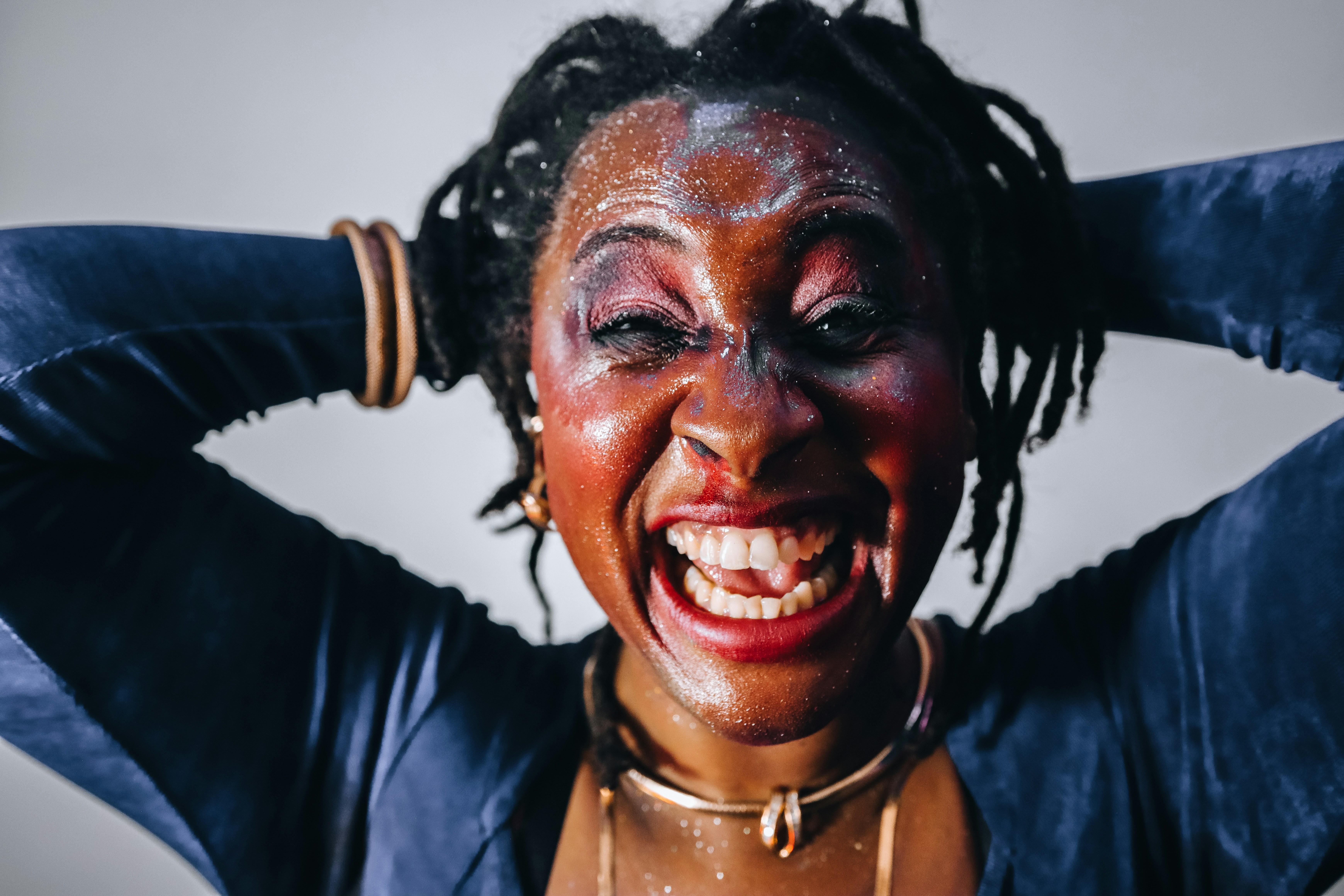 Joy Unleashed: Portrait of a Beaming Moment