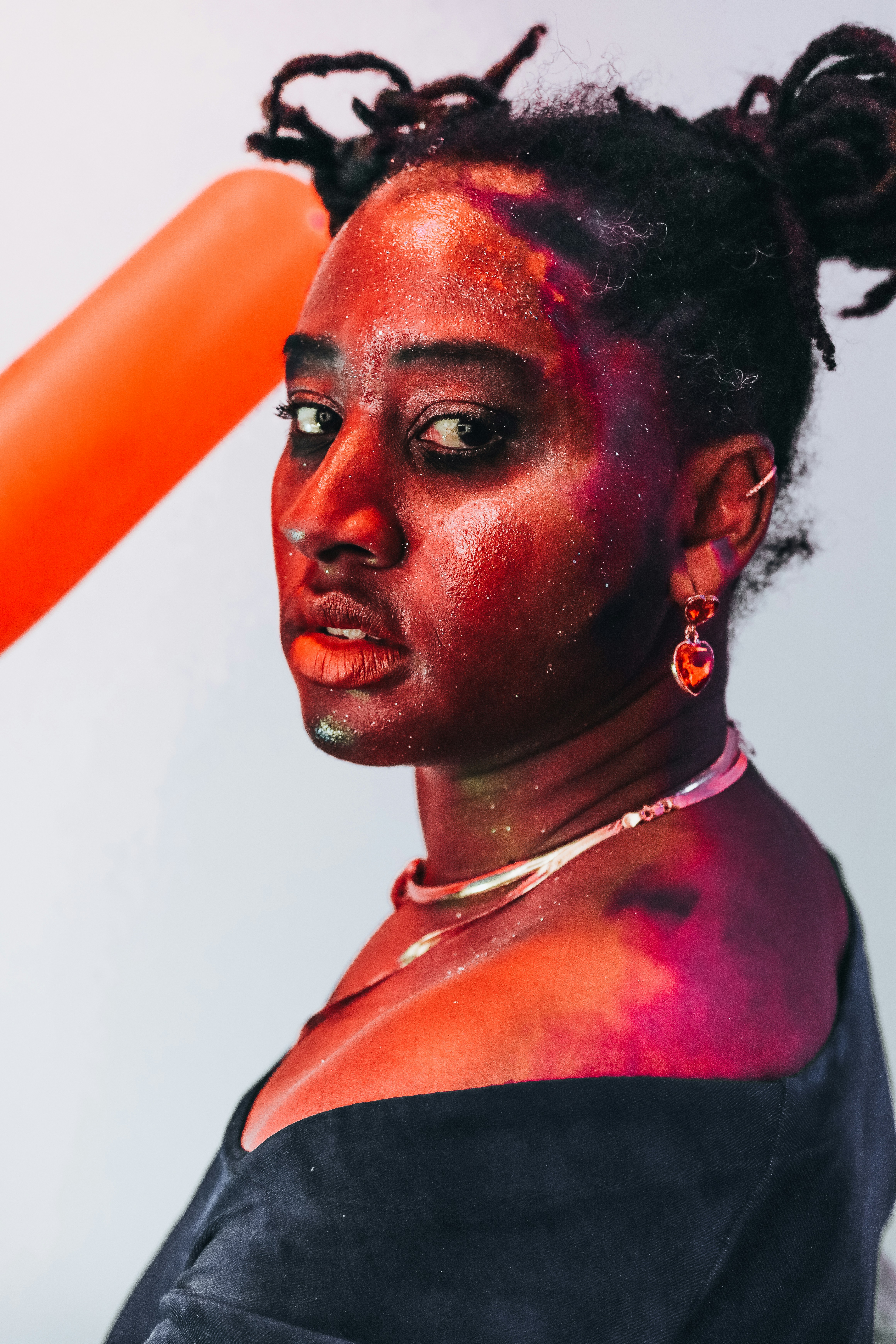 Chromatic Gaze: A Portrait of Color and Contrast