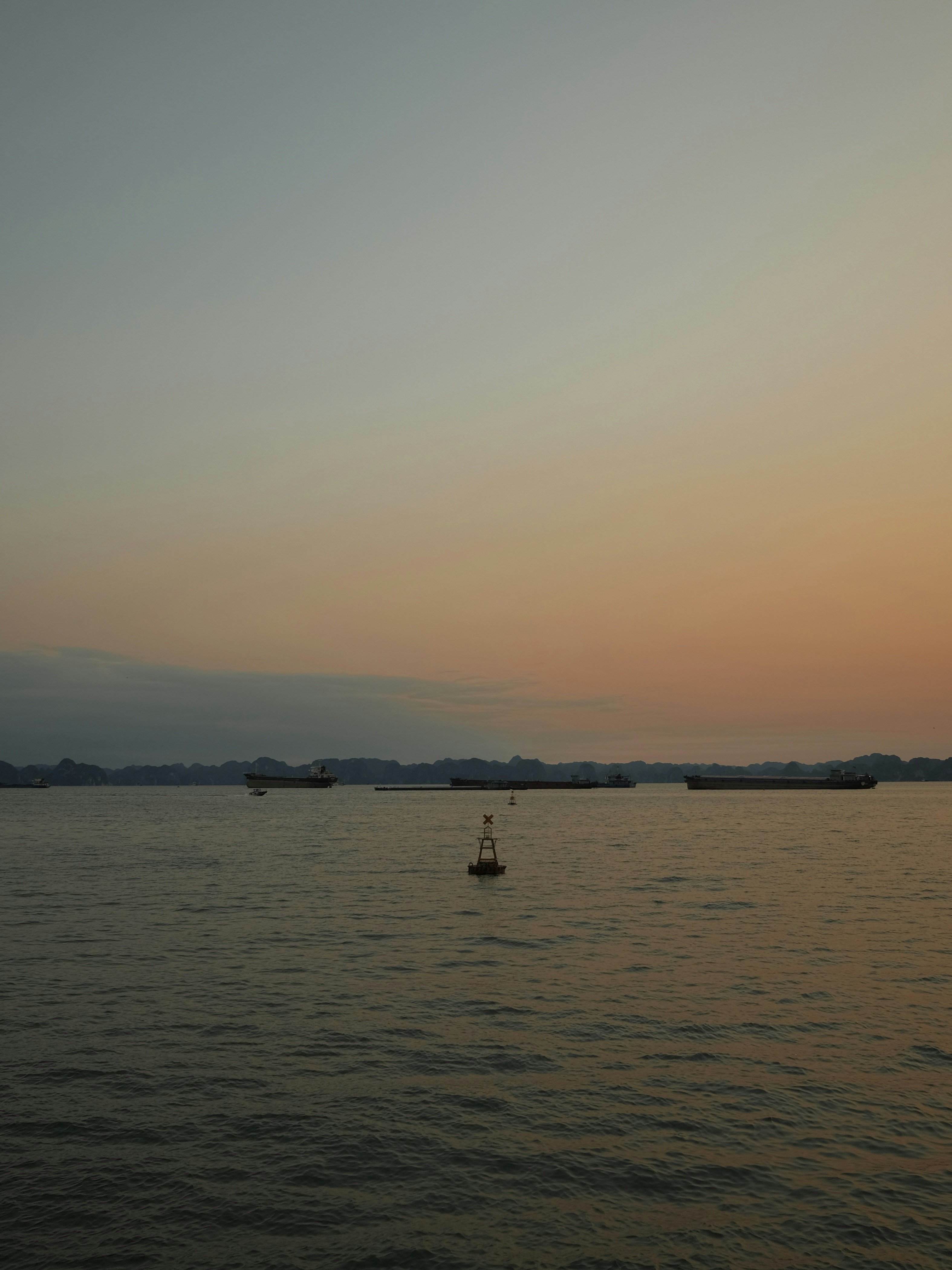 Dusk on the Quiet Horizon: Boats at Rest