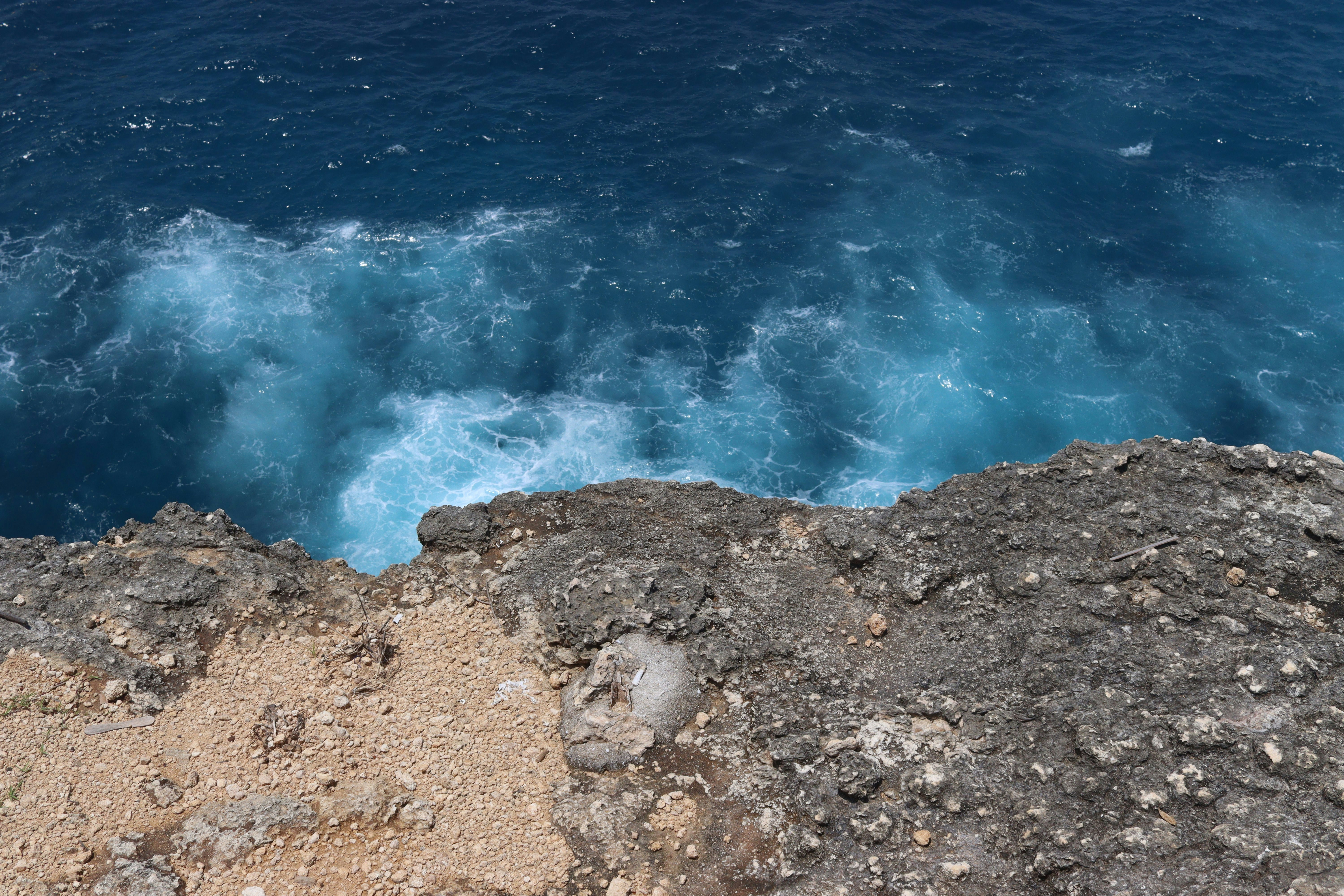 Jagged Edge Over Blue Abyss