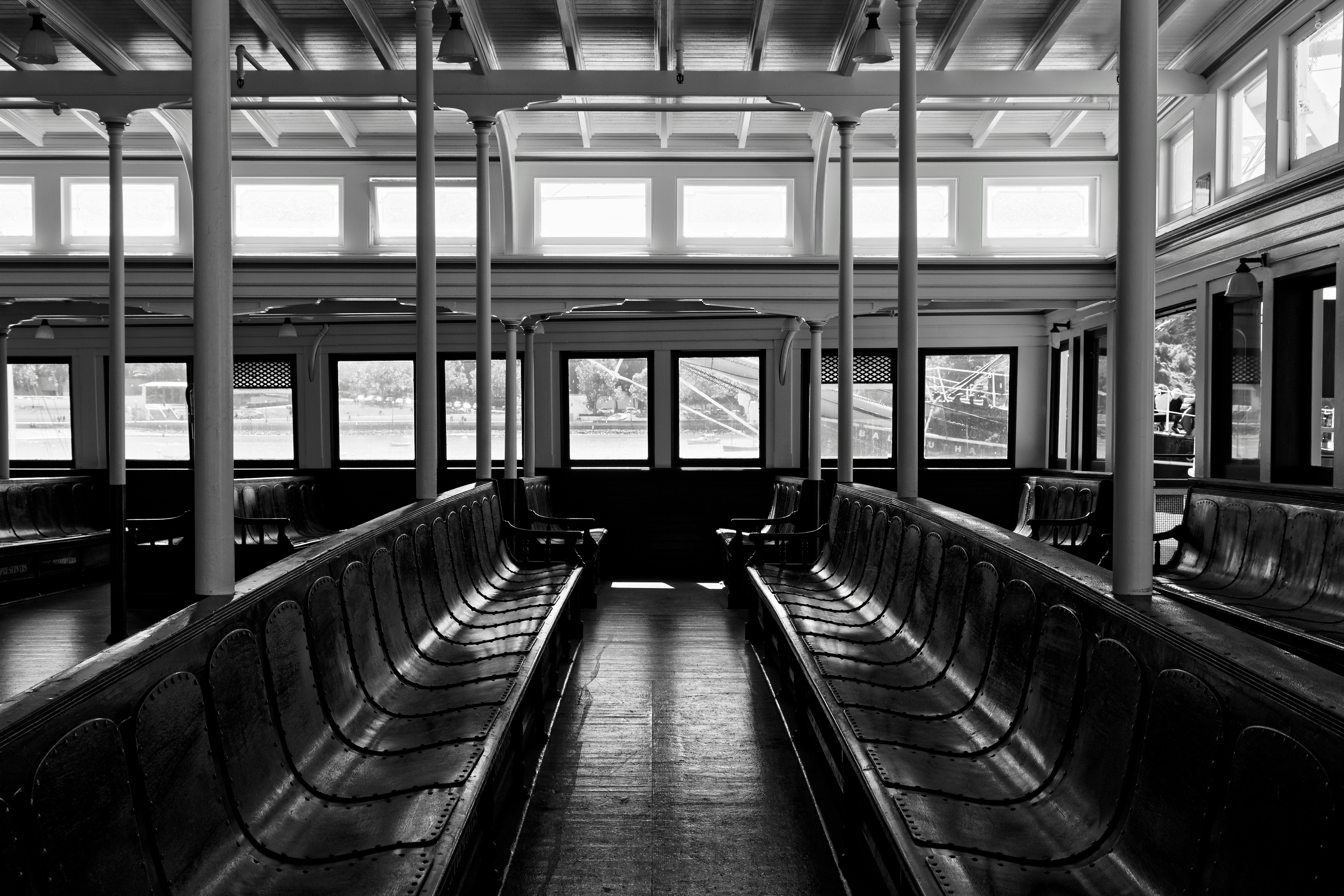 Aisle of Echoes: Abandoned Carriage House Quietly Standing