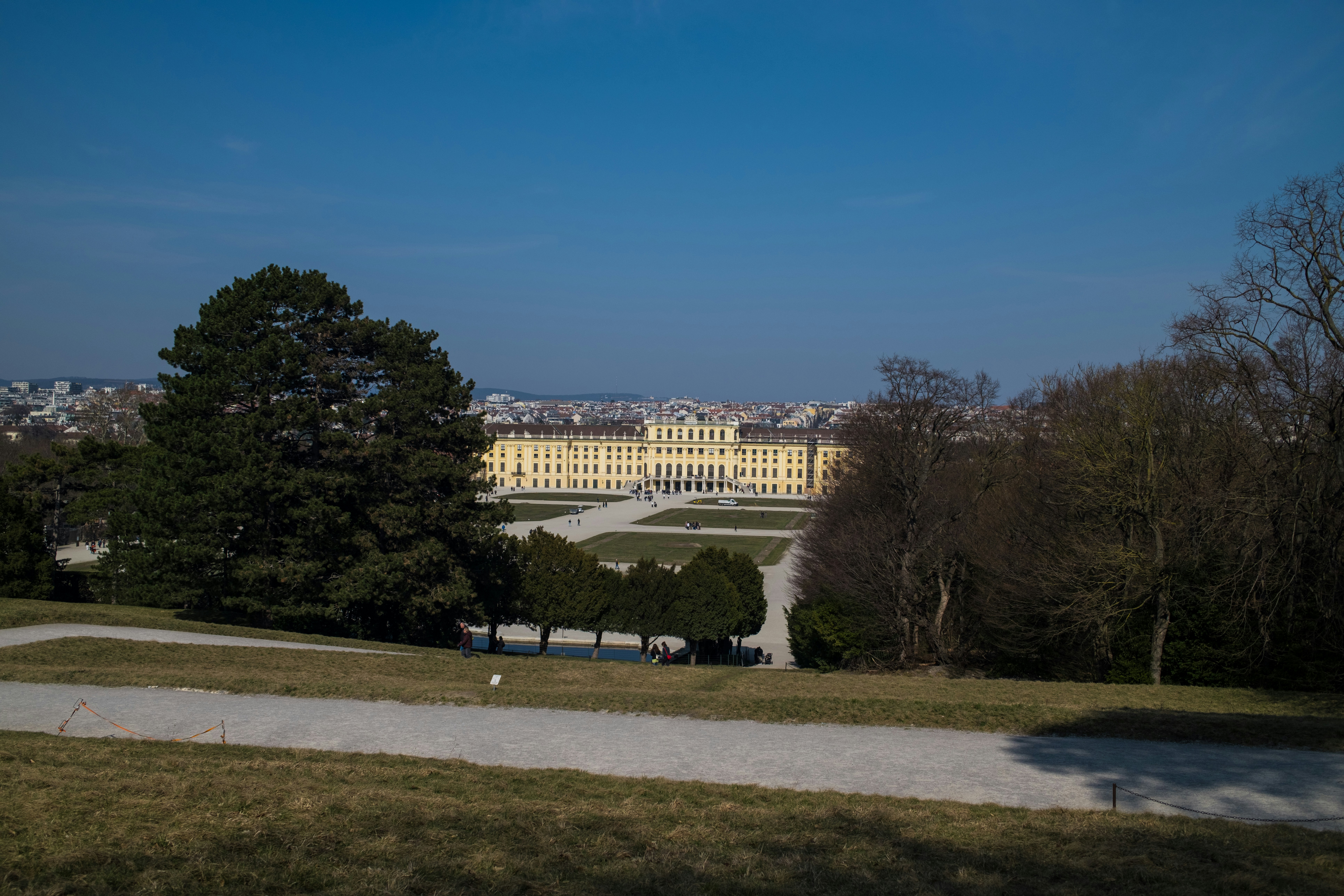 Yellow Pavilion Across a Quiet Park: A Halcyon Day at the Grand Terrace