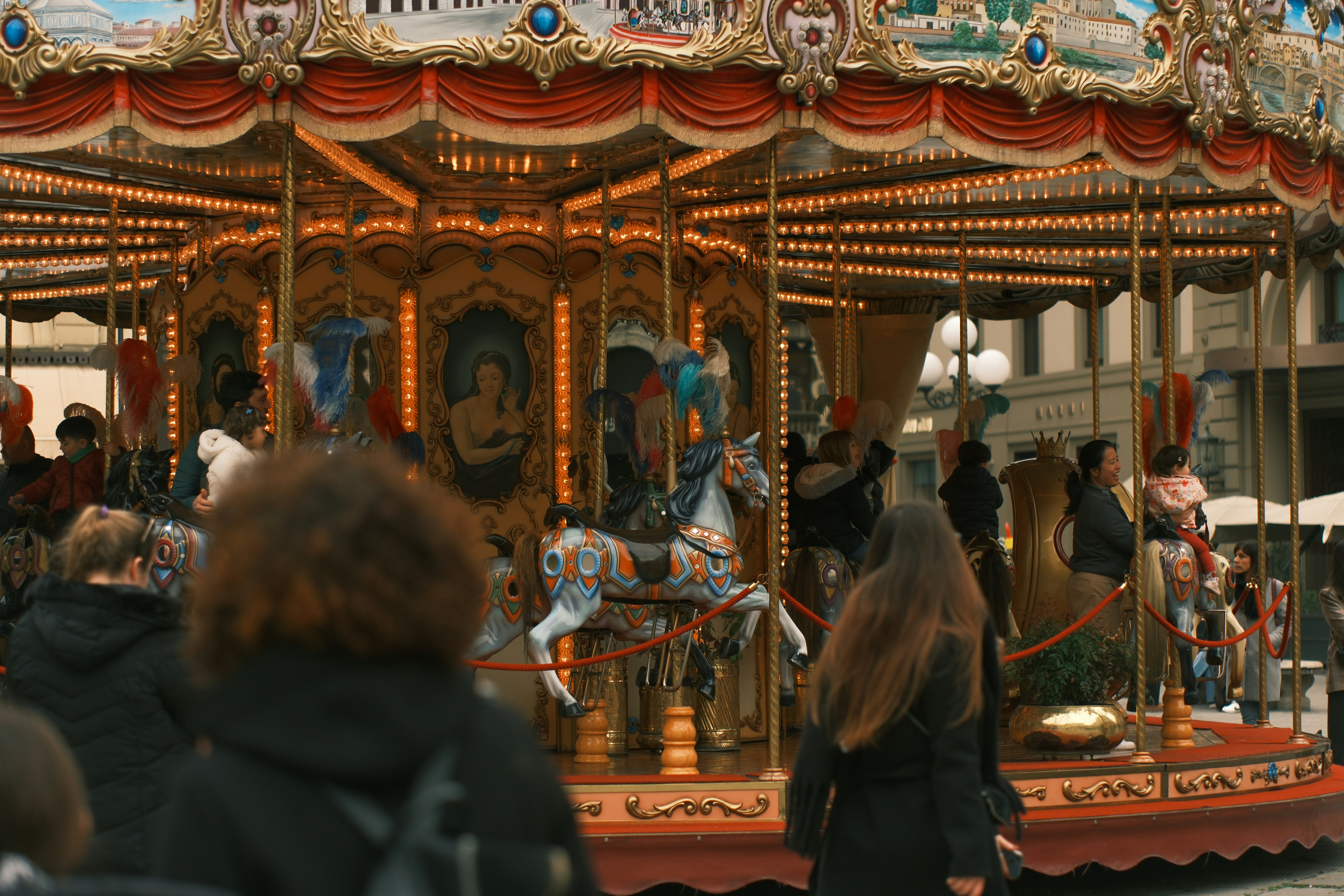 Carousel Glow: Victorian Lights and Hidden Figures