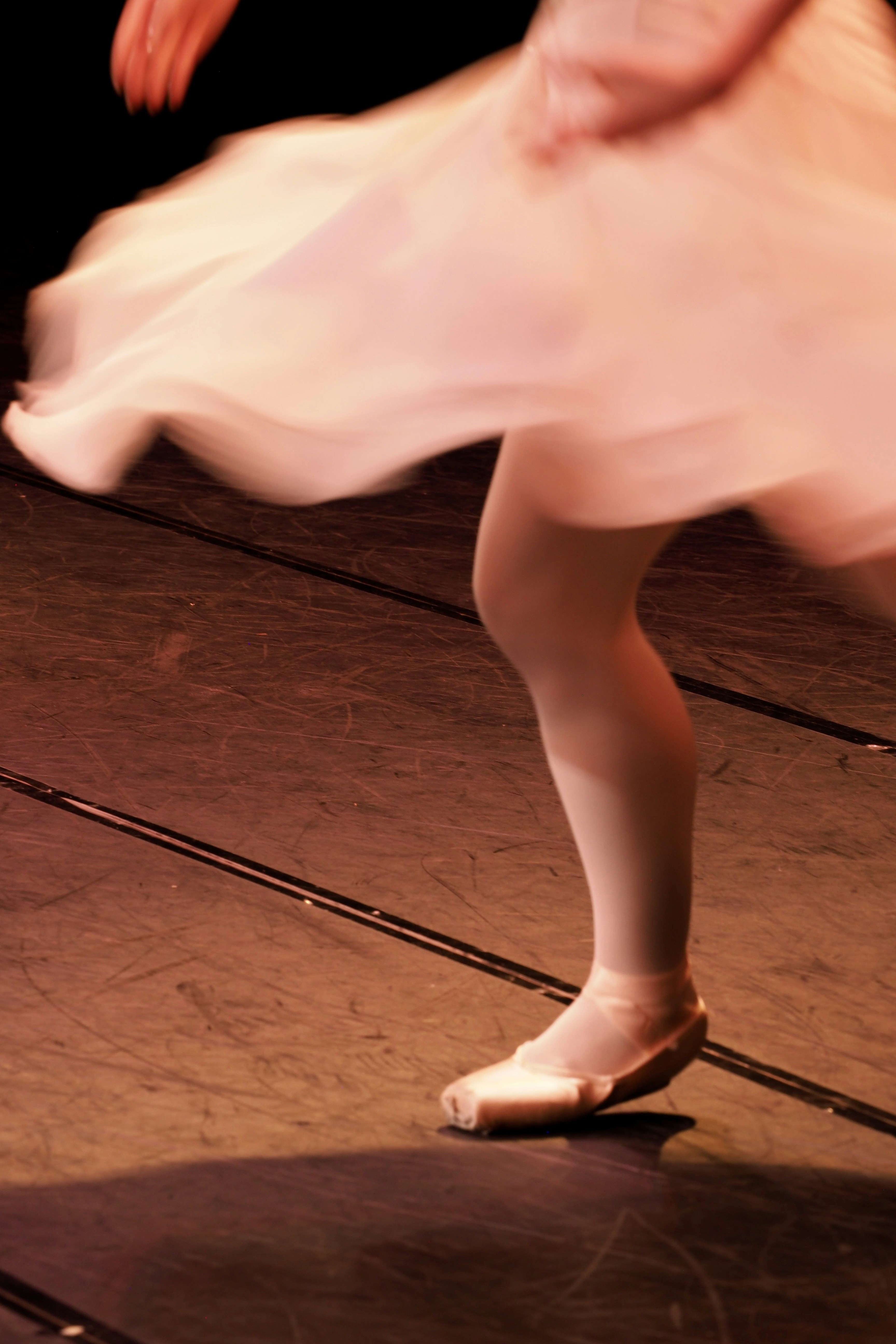 Paused Motion: Ballet Footwear at the Edge of a Turn