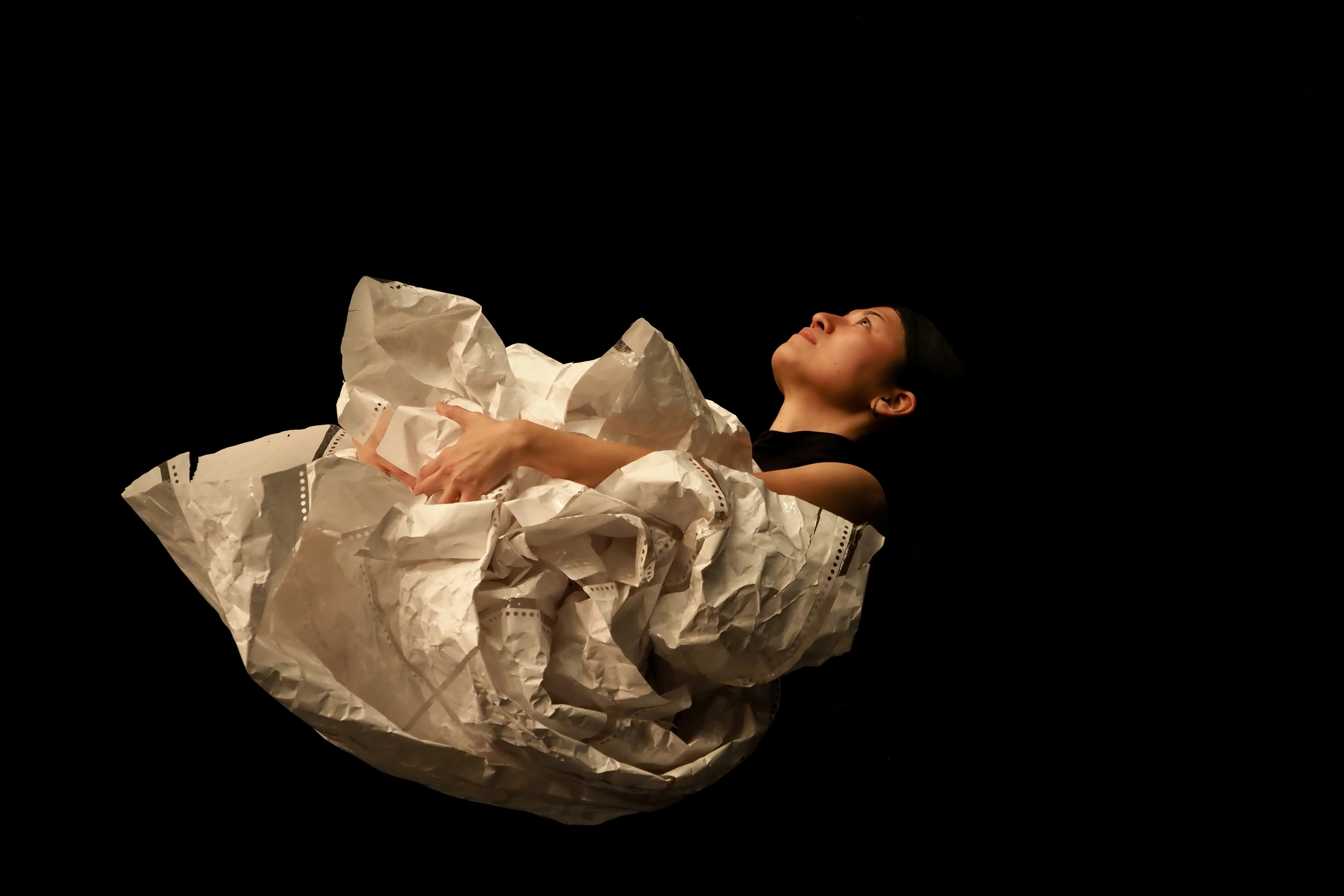 Floating Fabric: A Portrait in Motion