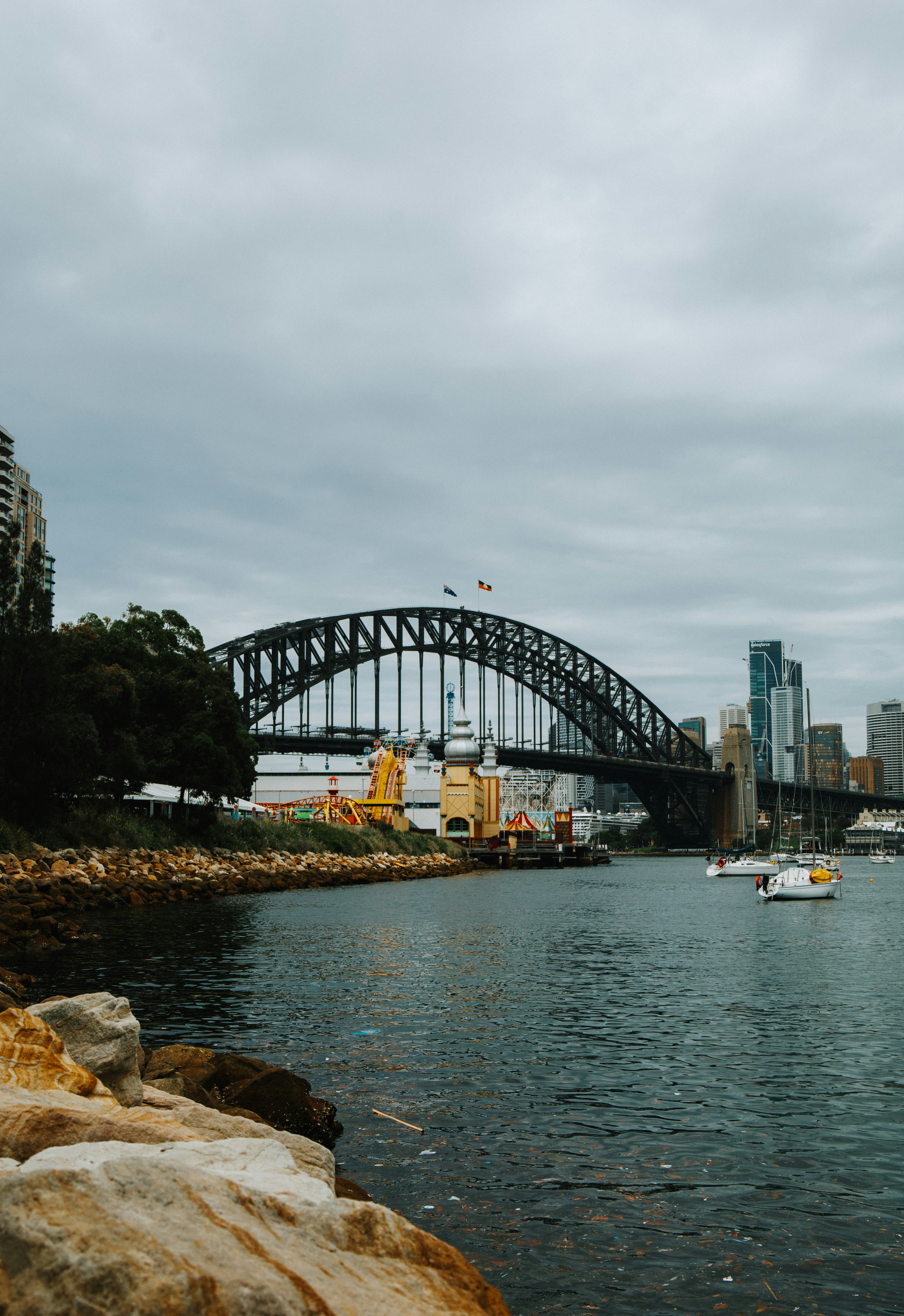 Sailboats and the Harbour Bridge: A City Portrait by the Waterfront