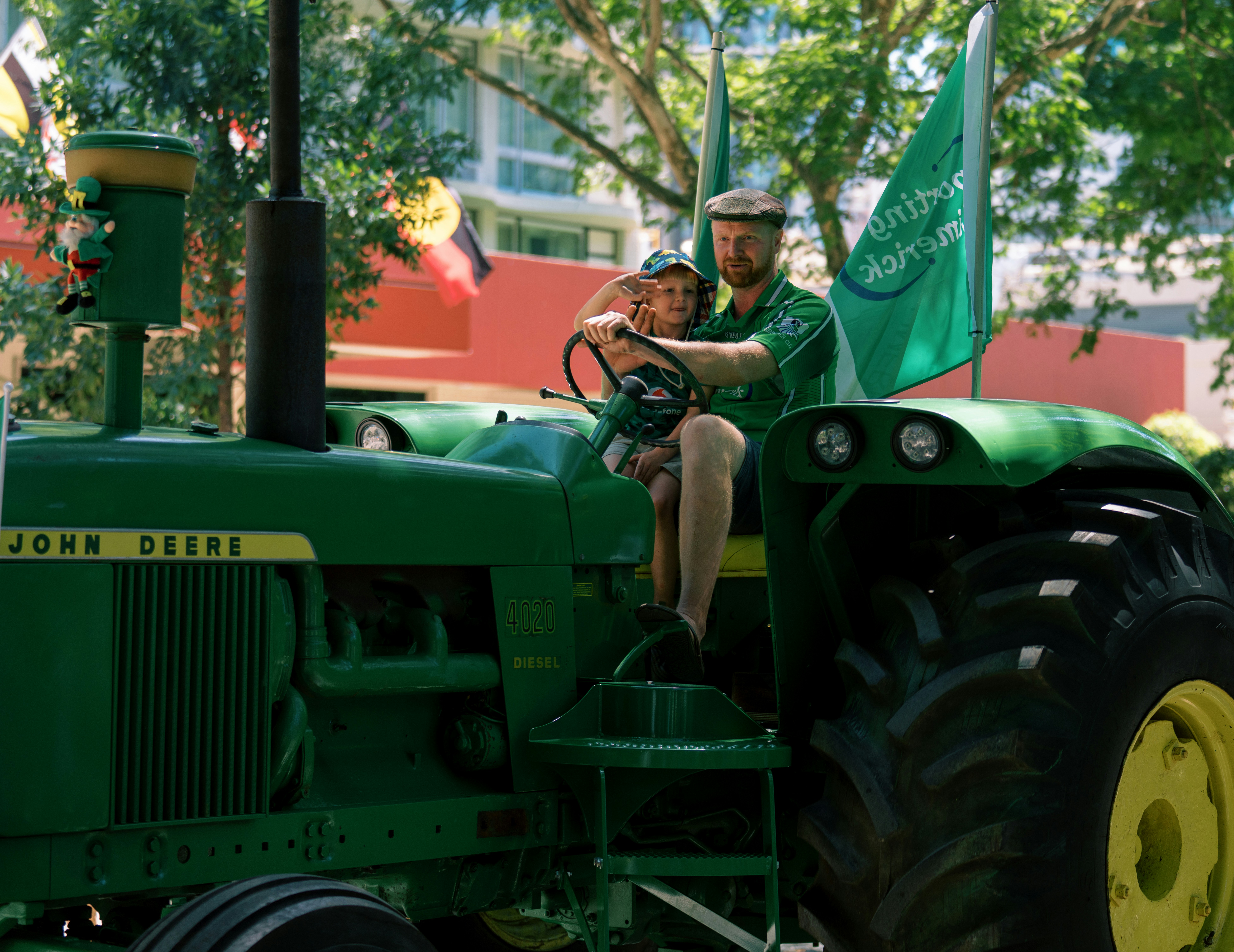Green Power: A Tractor Parade Moment