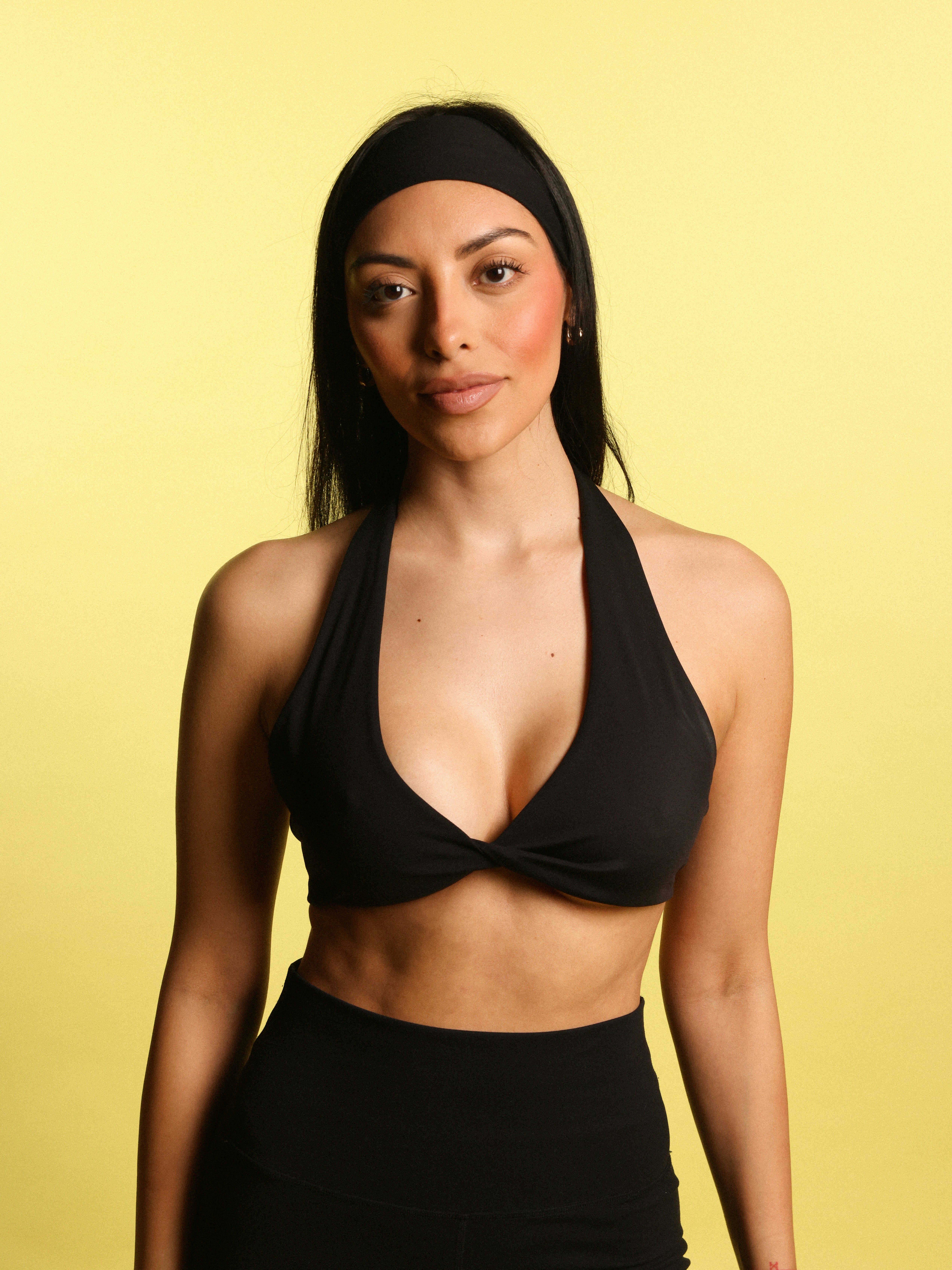Portrait in Yellow: Confidence and Color Contrast