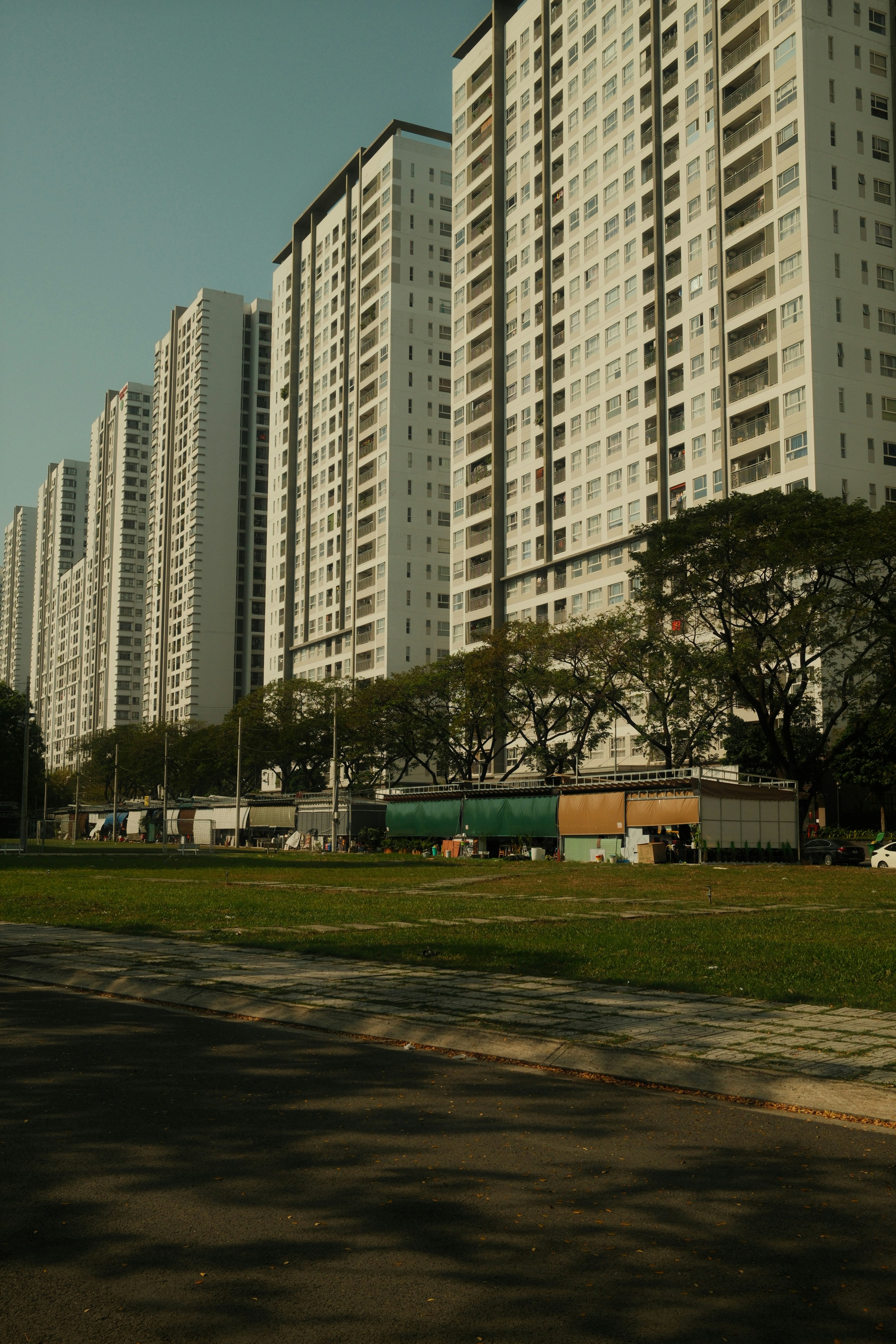 Towering Flats Under A Quiet Sky