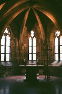 Moonlit Chapel: An Apron of Arches and Silence