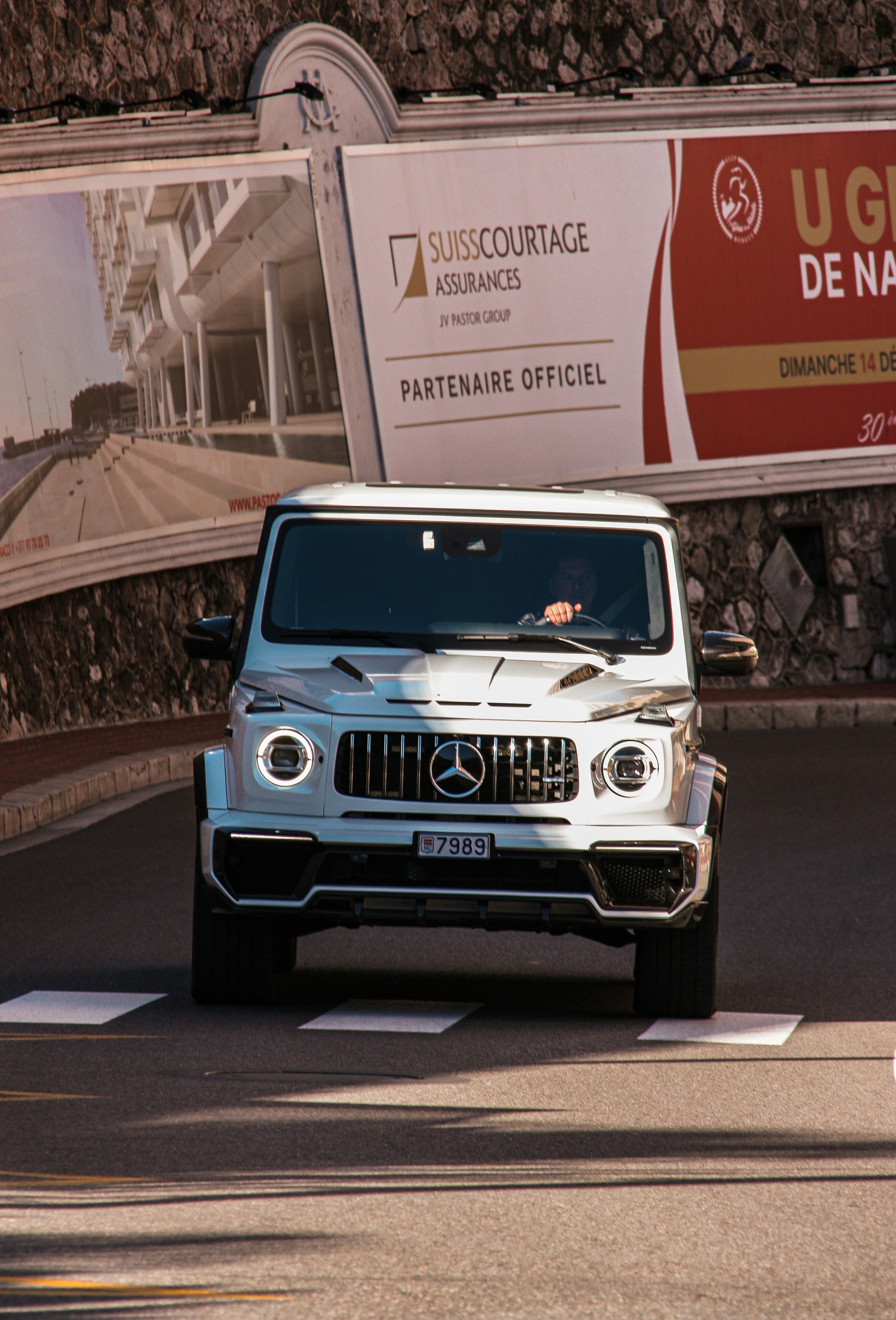 Mercedes-Benz G-Wagen Stares Down the Road
