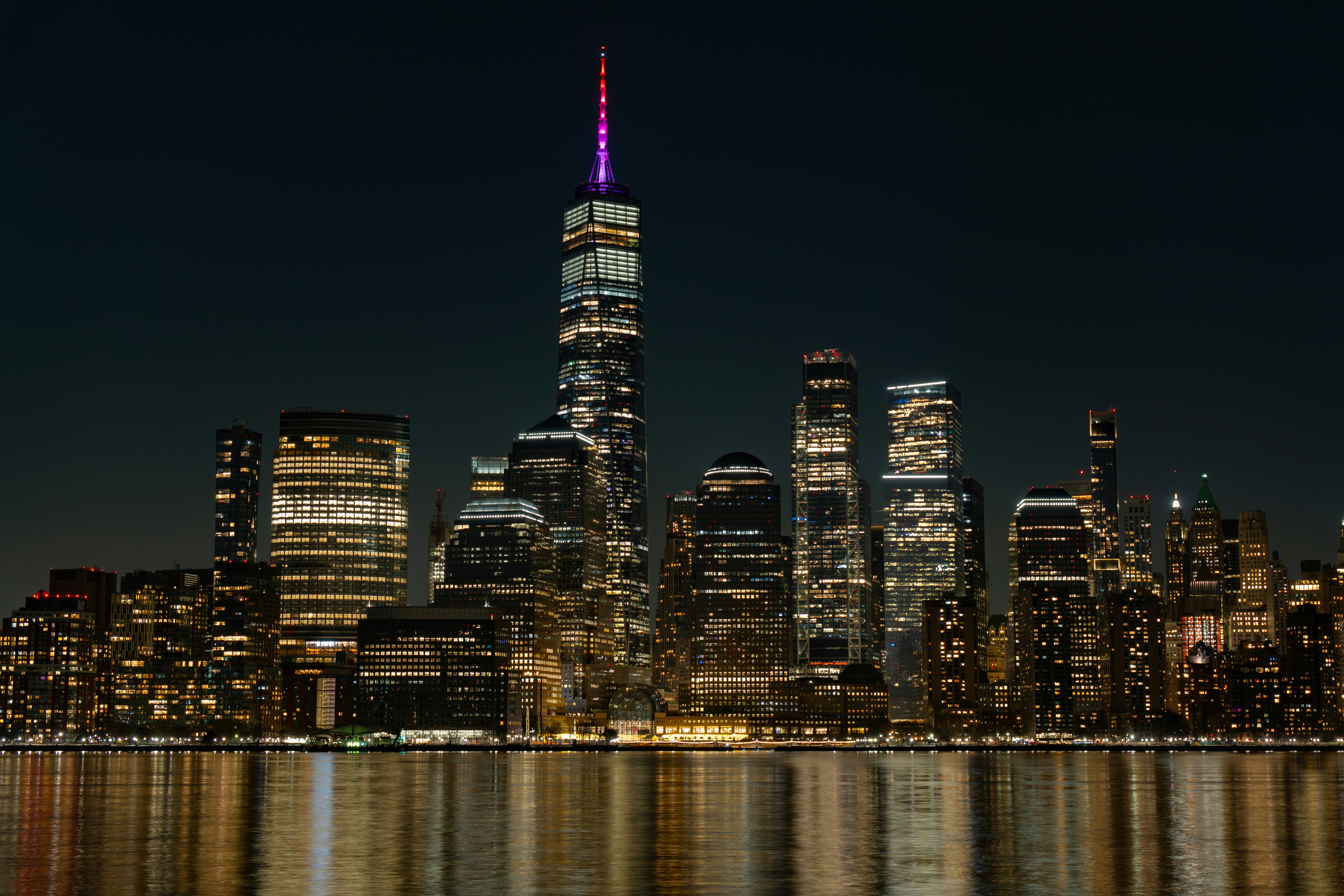 Midnight Manhattan: City Lights Across the East River