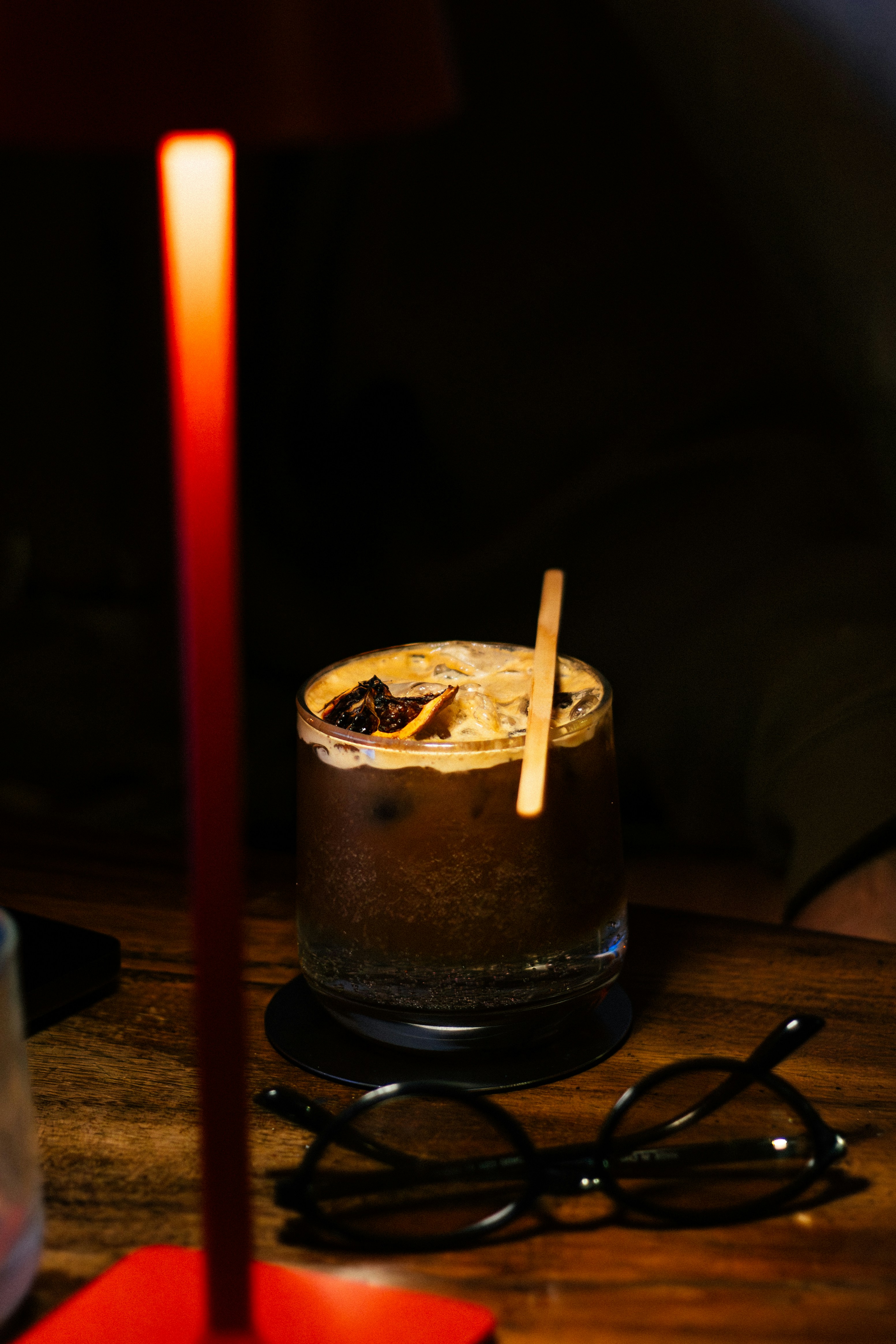 Midnight Cocktail by Candlelight: A Quiet Bar Moment
