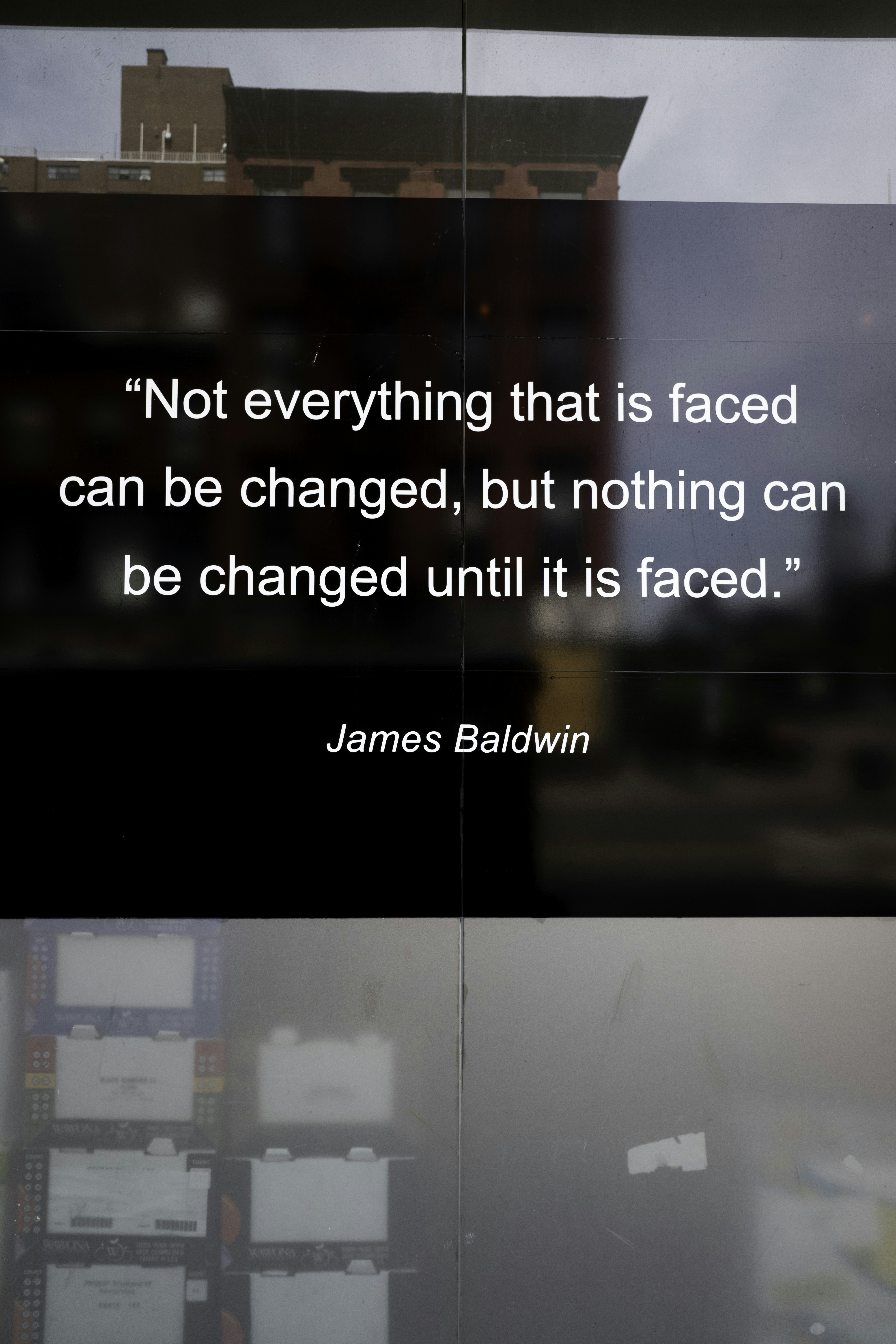 Facing Forward: A Quote Across Reflections