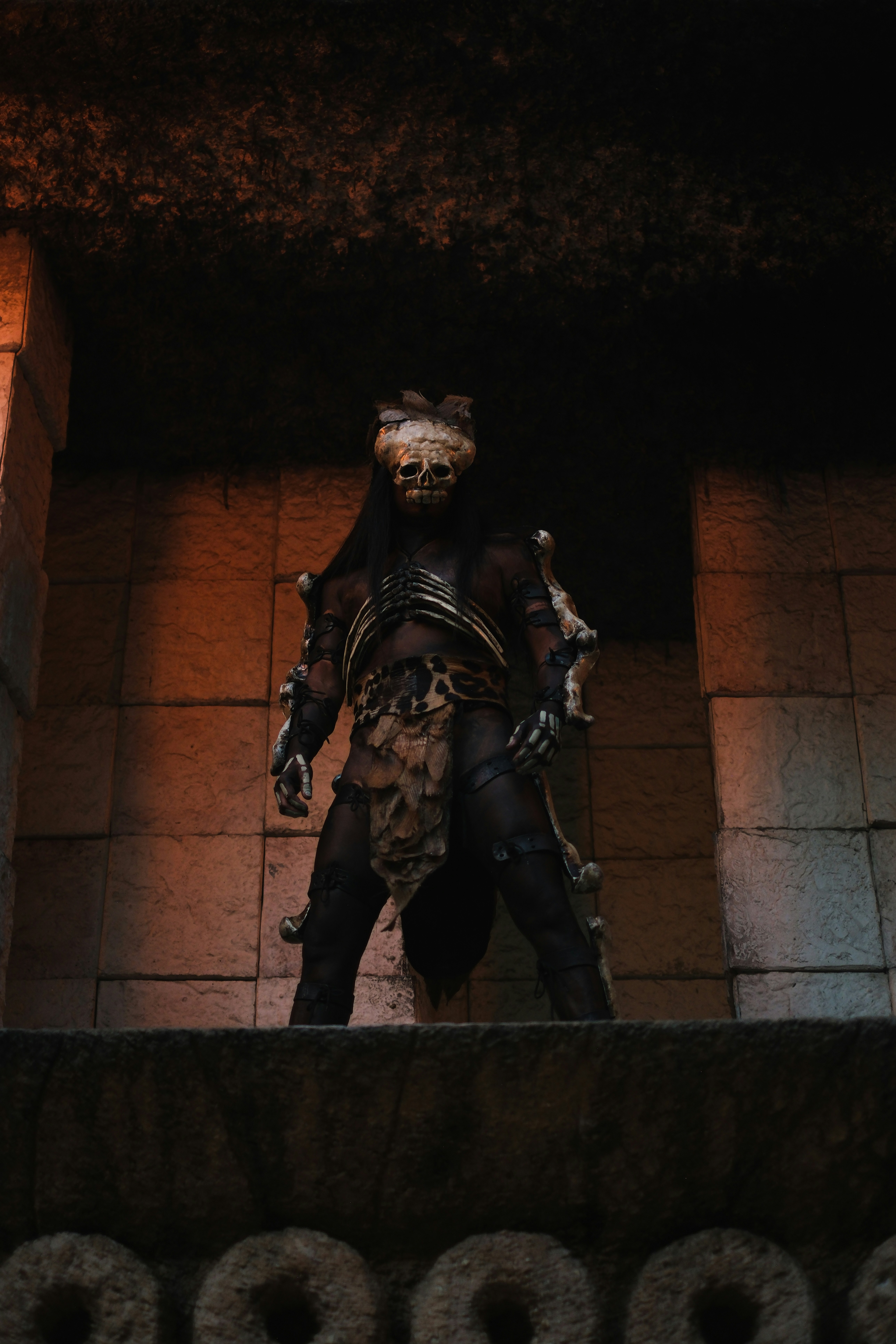 Shadowed Sentinel: A Mythic Warrior Emerges from the Gate