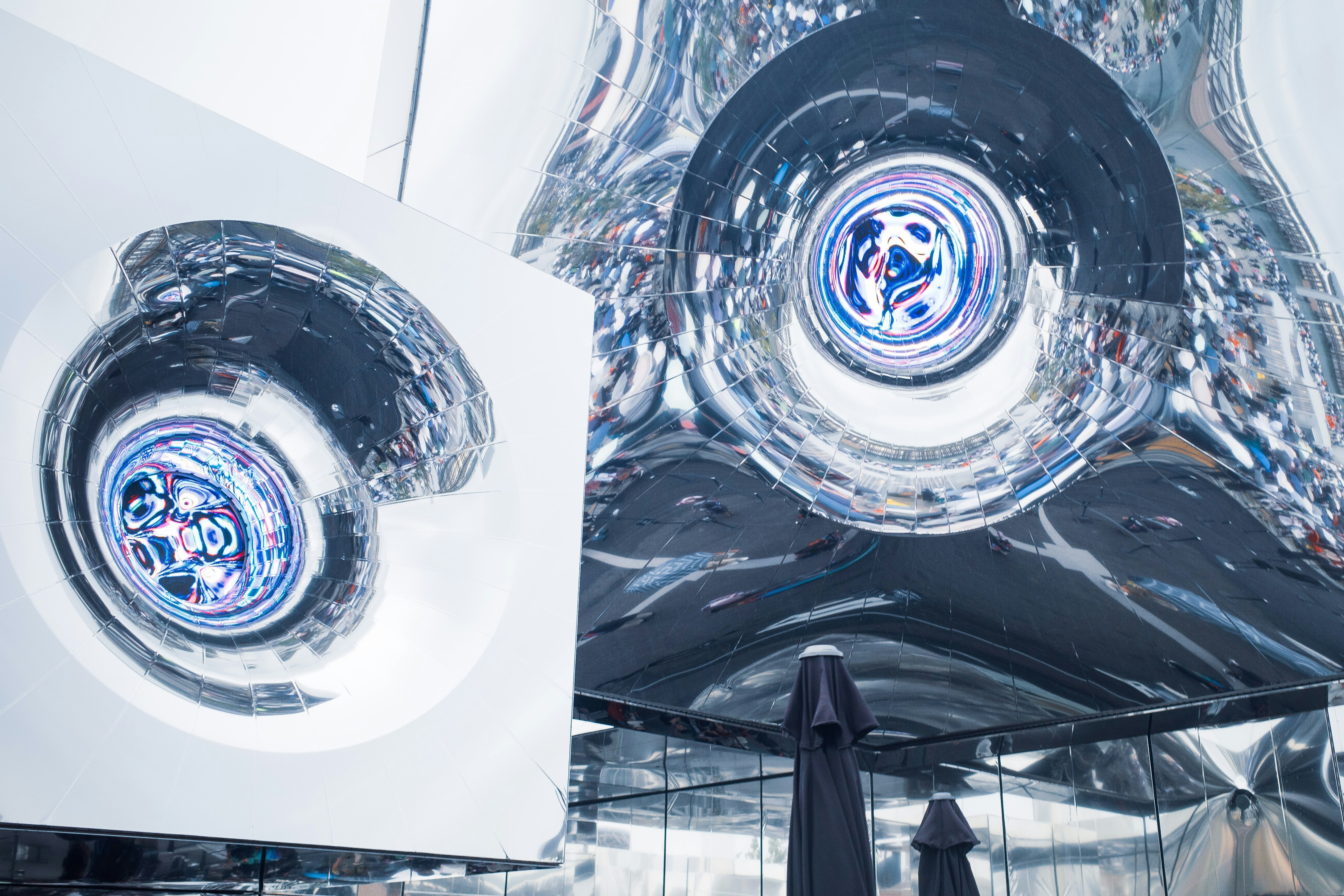 Kaleidoscopic Orbs: Reflections in a Gallery of Chrome