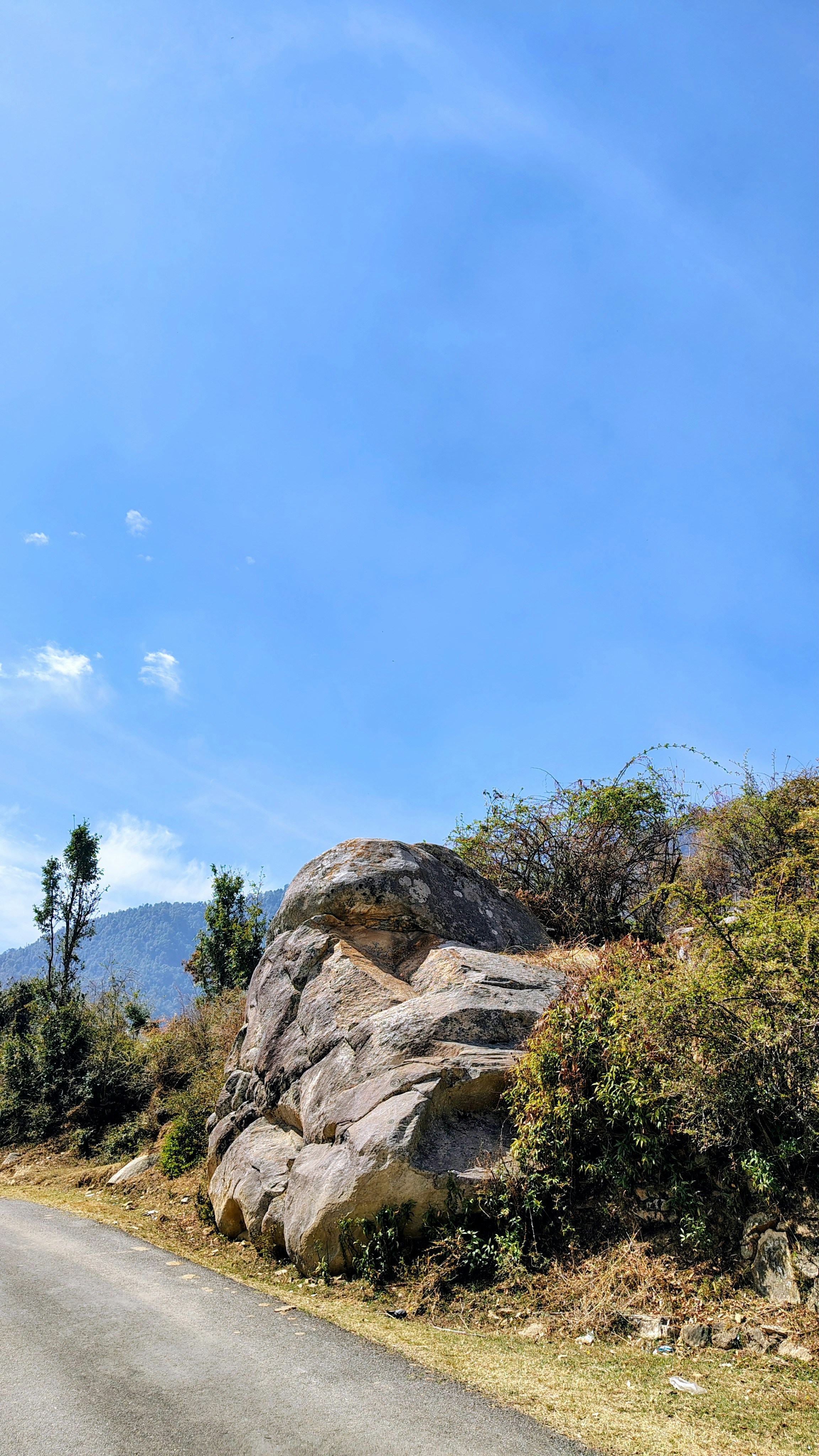 Granite Sentinel by the Mountain Road