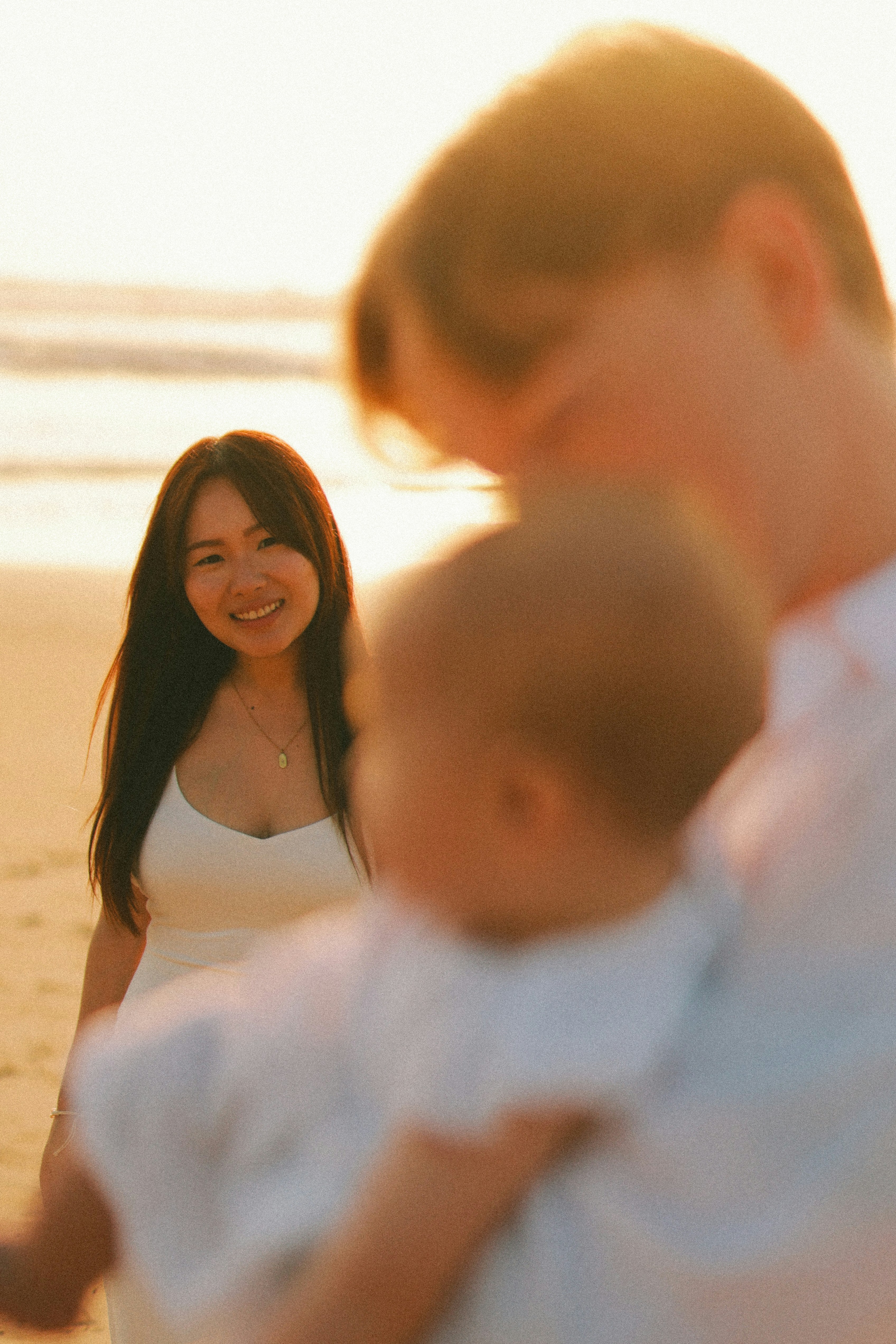 Sunlit Serenade on the Shore