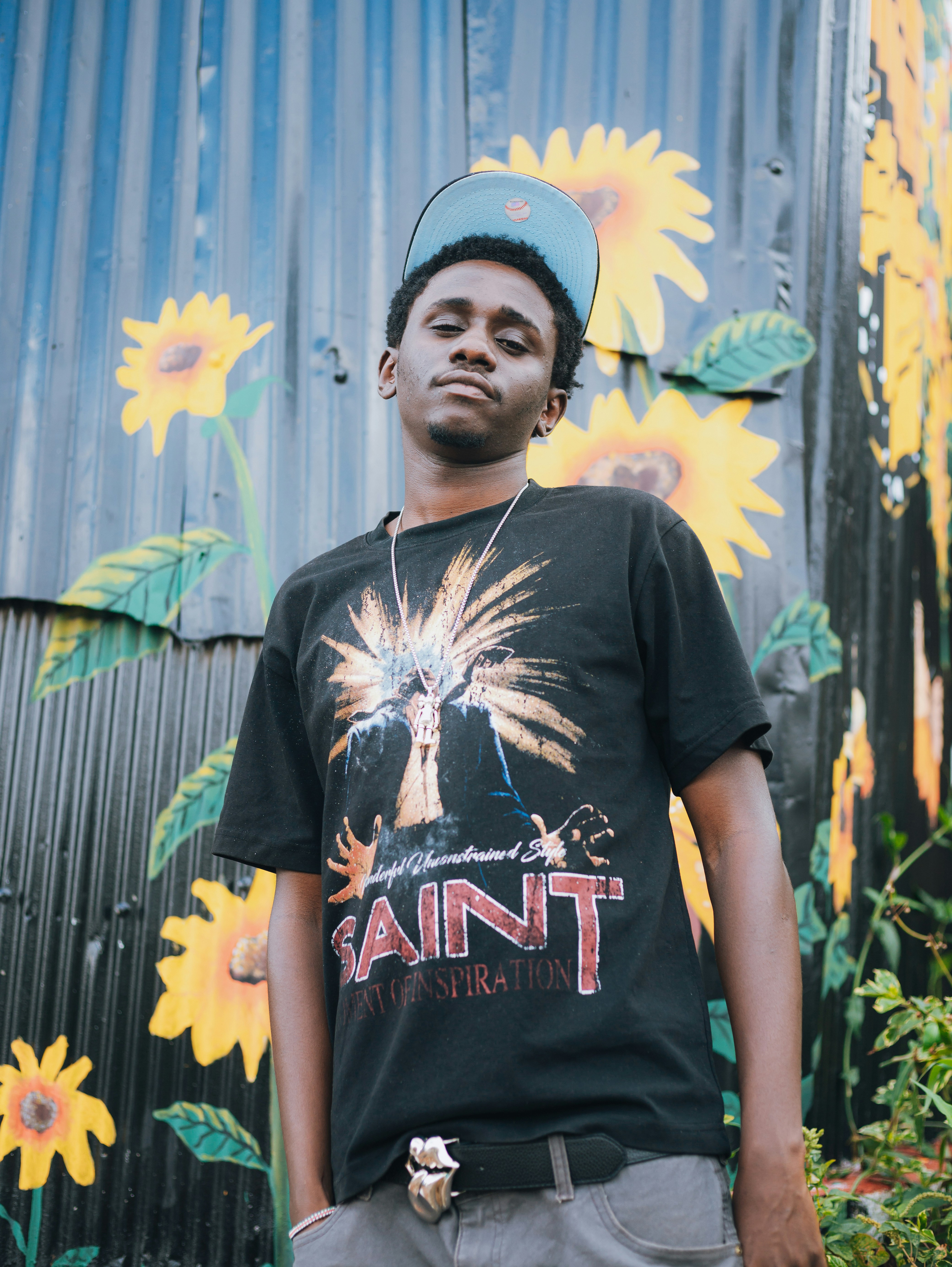 Sunflower Backdrop, Quiet Confidence