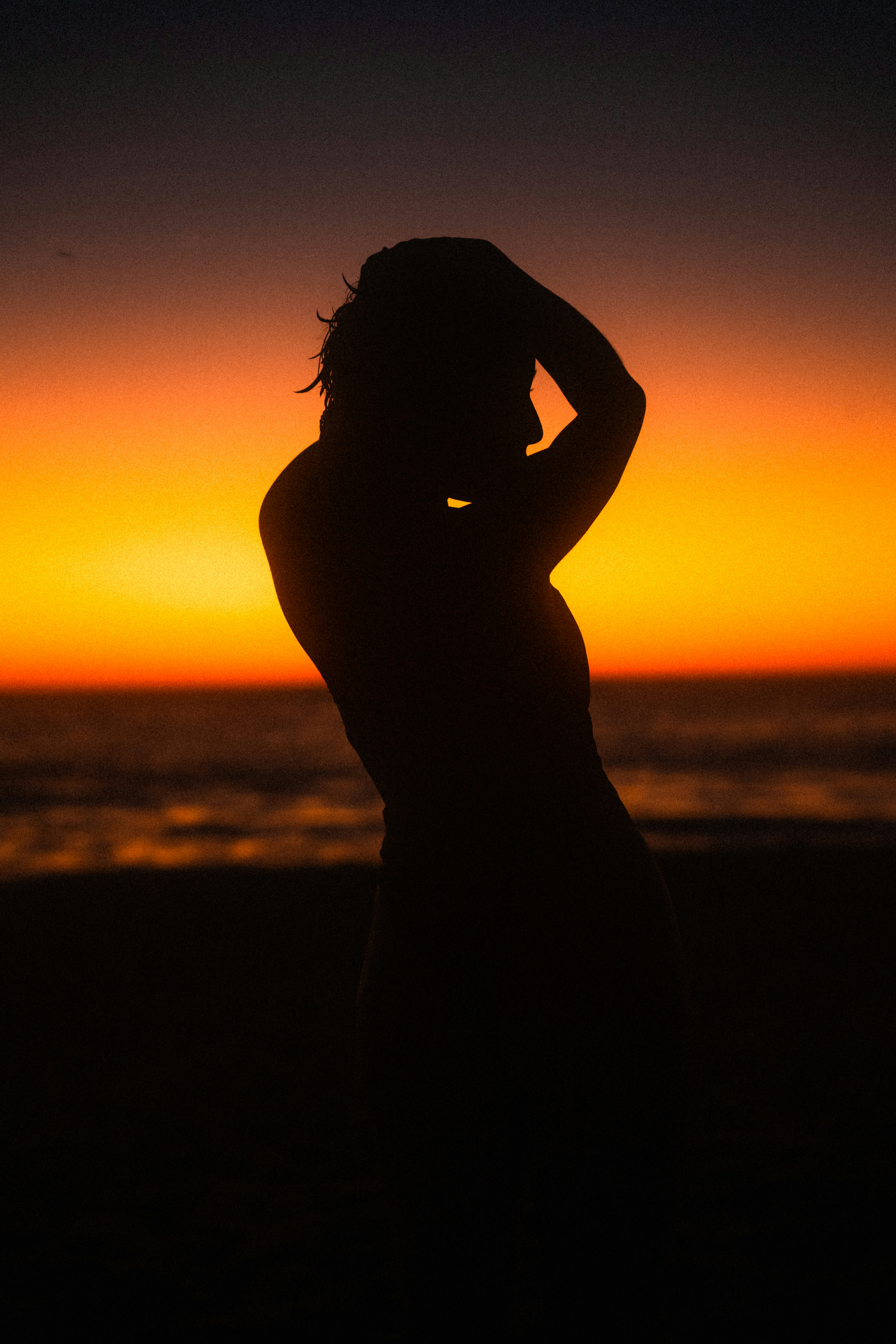 Silhouetted Harmony at Sunset
