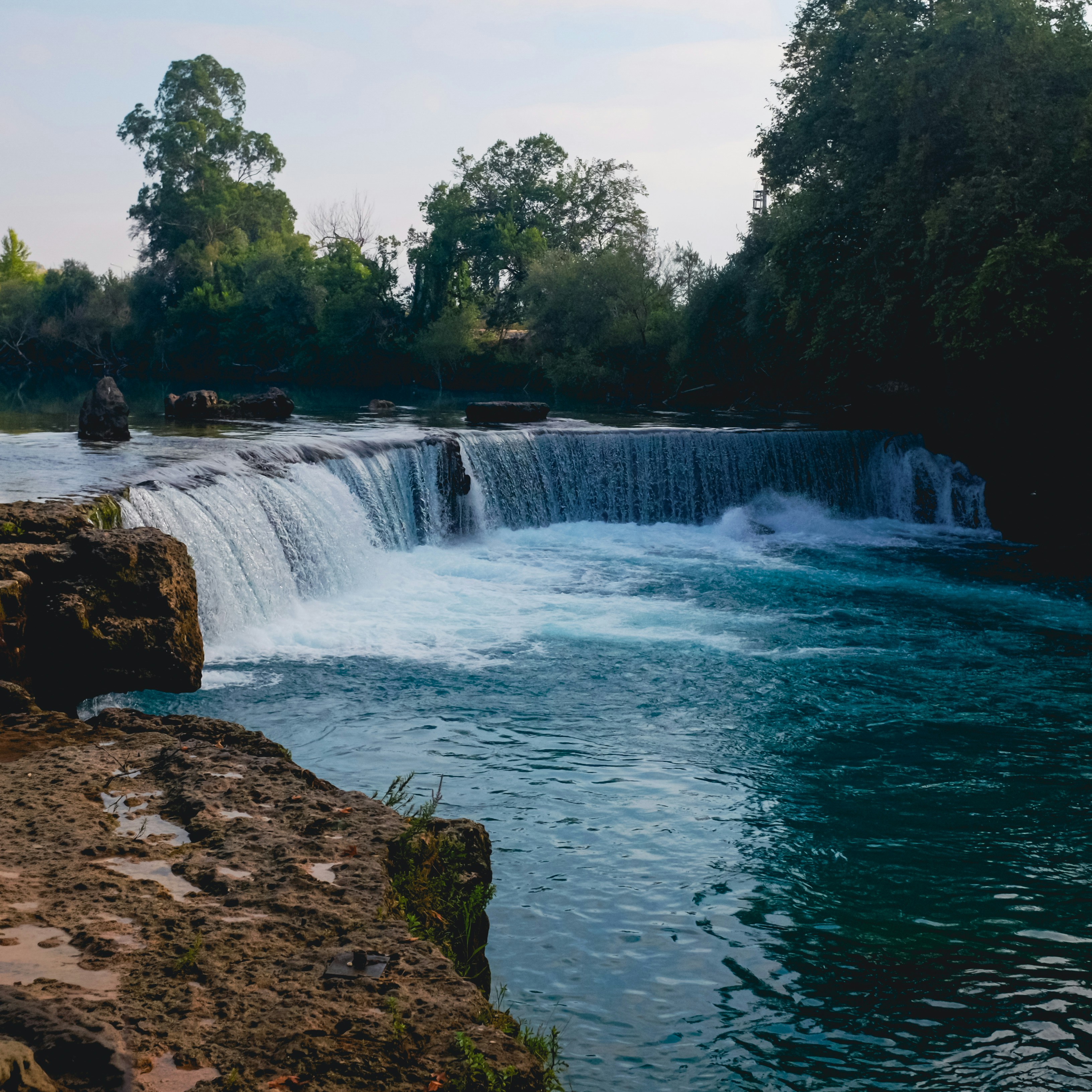 Cascade Ribbon: A Quiet Mirror of Turquoise Waters
