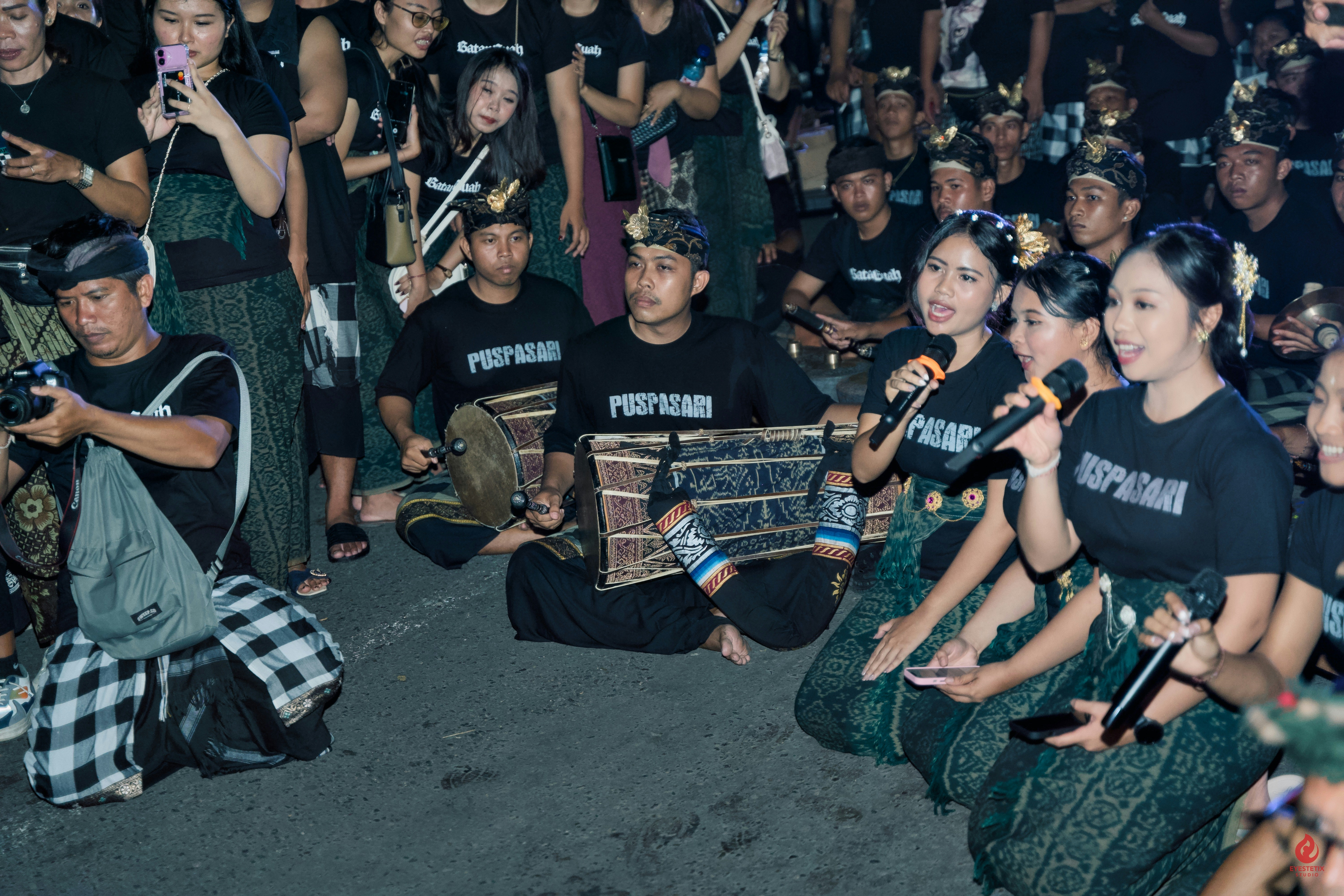 Harmonic Voices: Market Night Choir in Traditional Attire