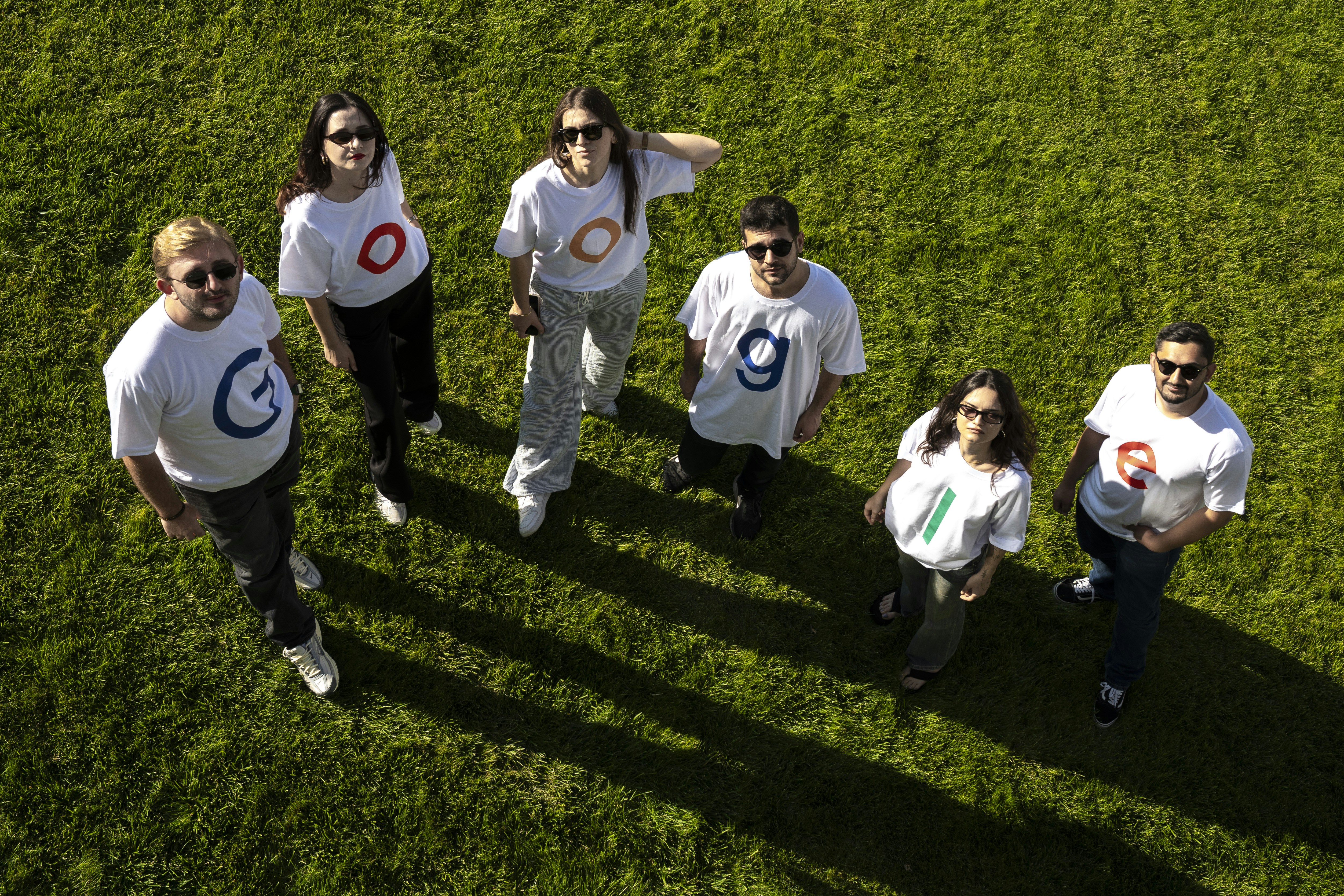 Above the Grass: A Multicolored Glyph Collective