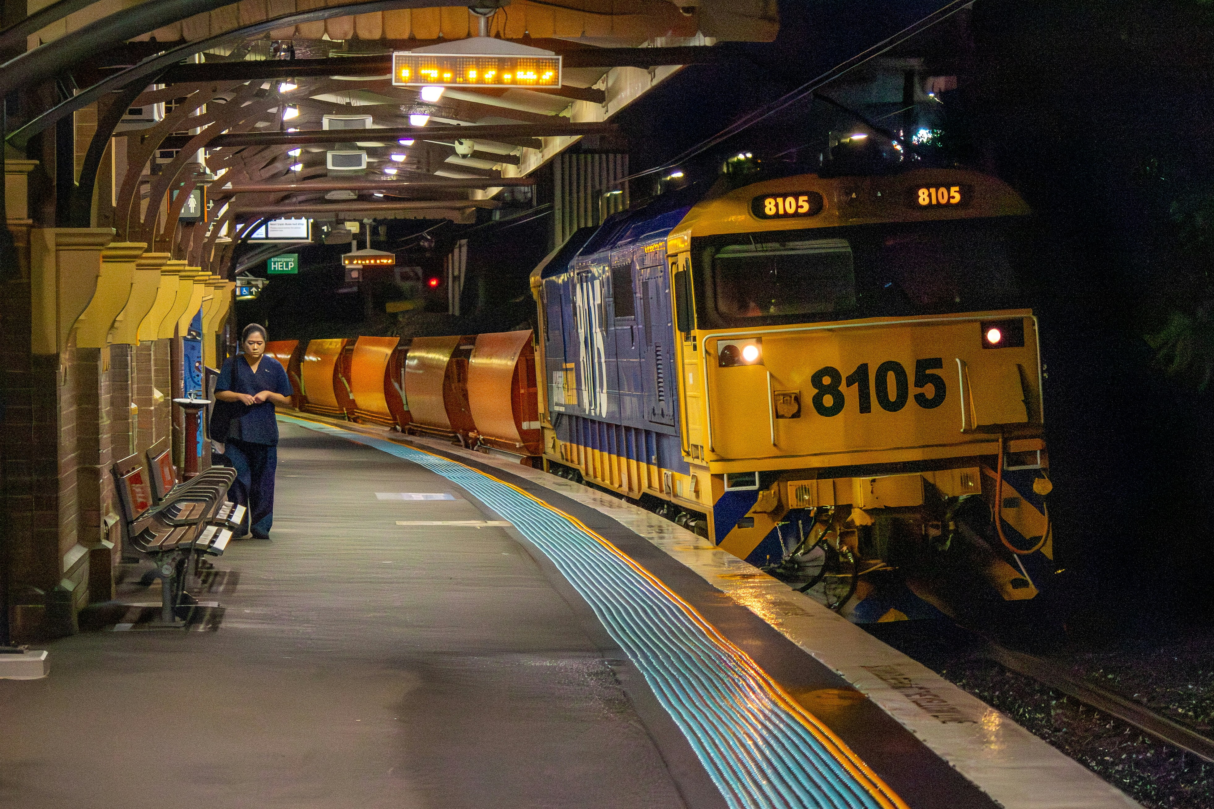 Night Train at Platform Echo: A Quiet Runway of Light