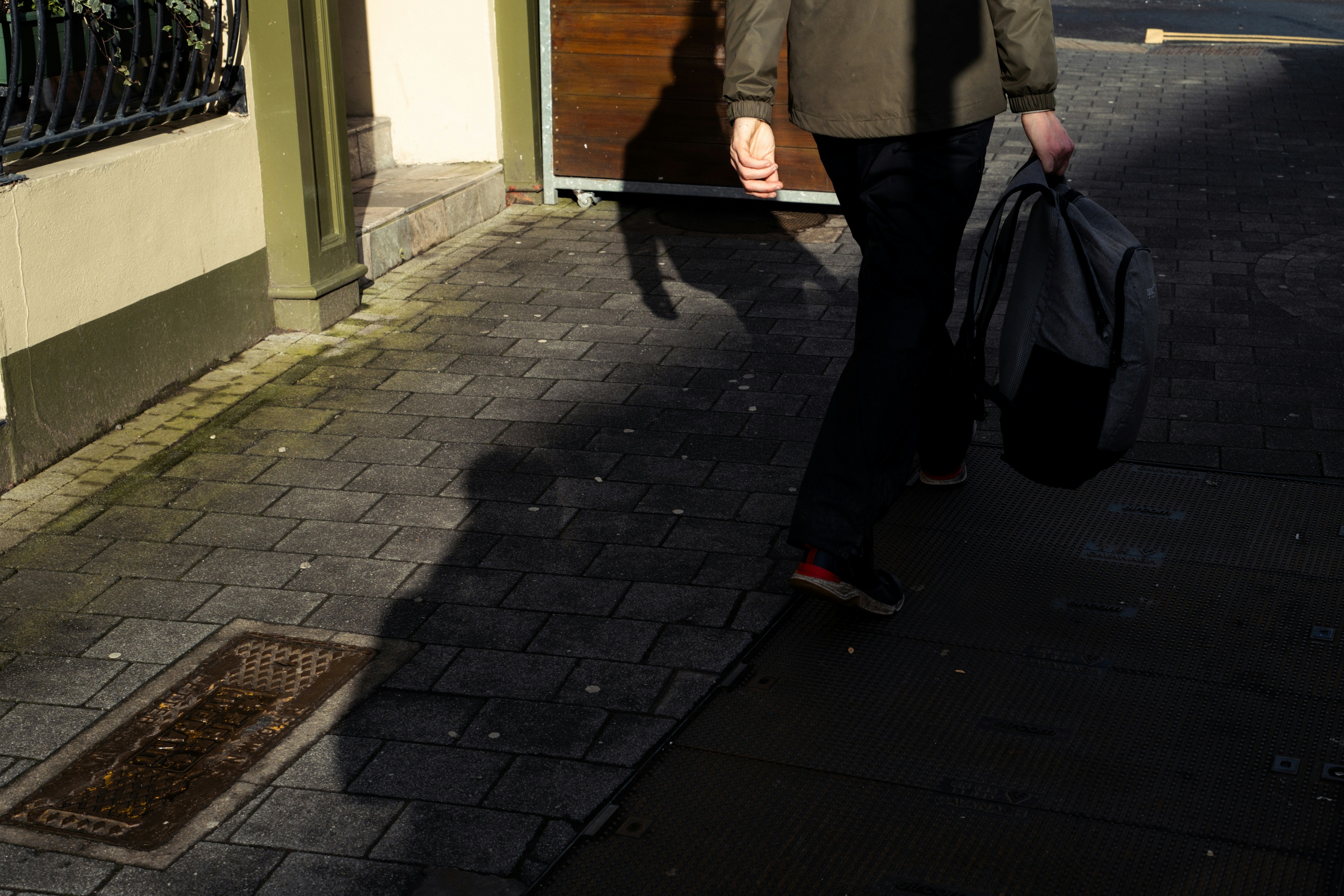 Footfall in a Quiet City Block