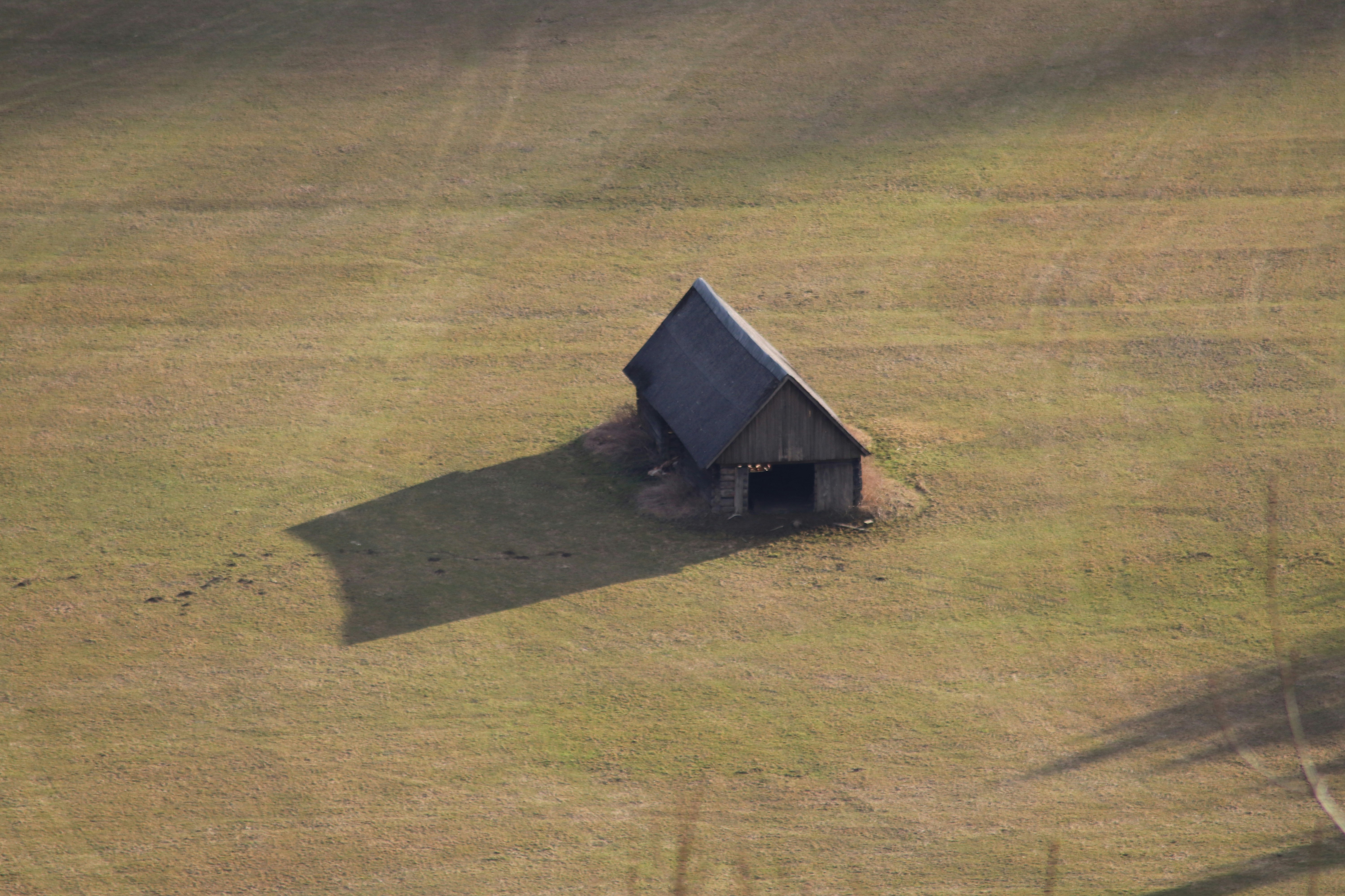 A Lone Barn Quietly Guarding the Prairie