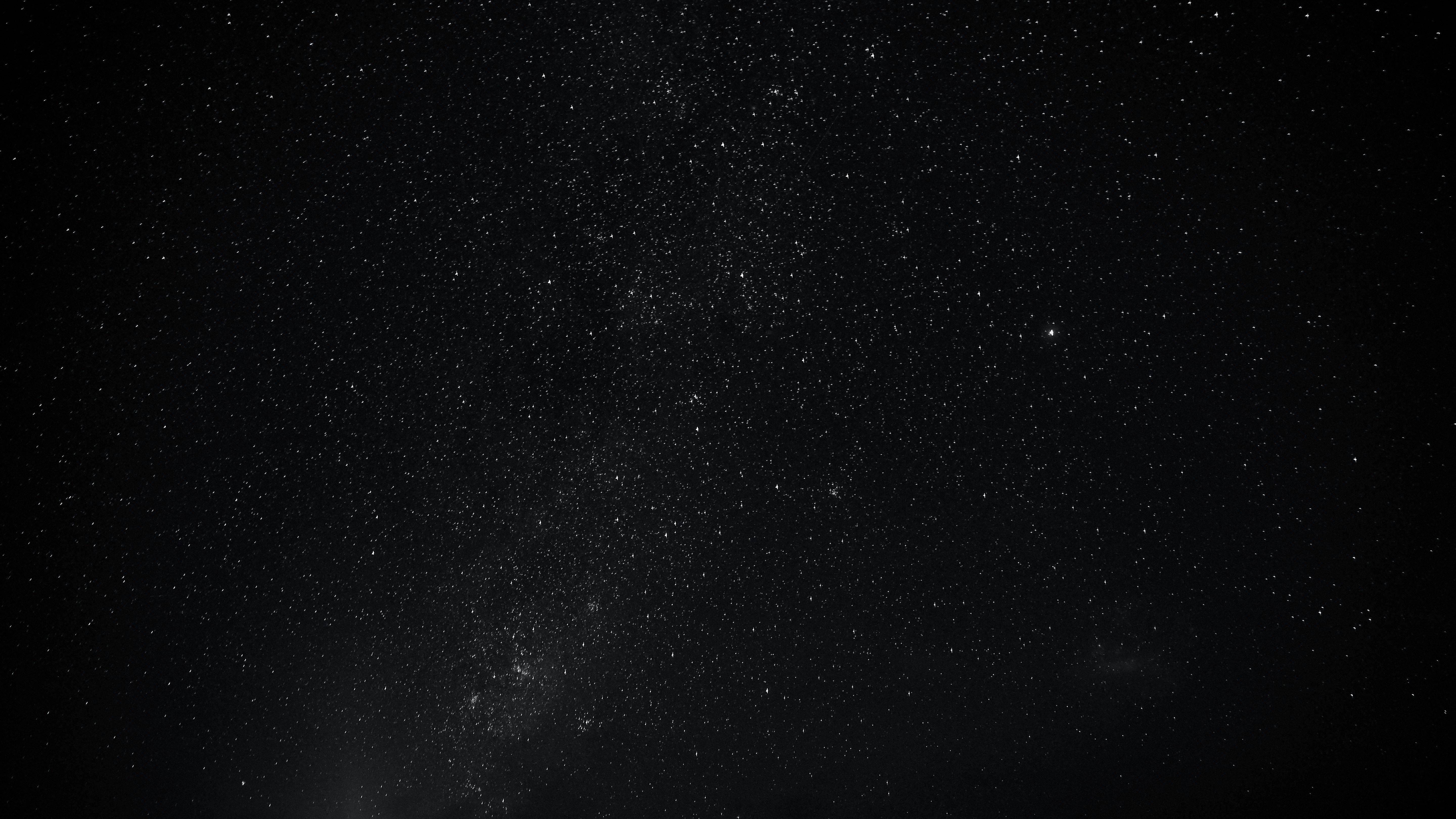 Midnight Milky Way Veil Over Quiet Horizon