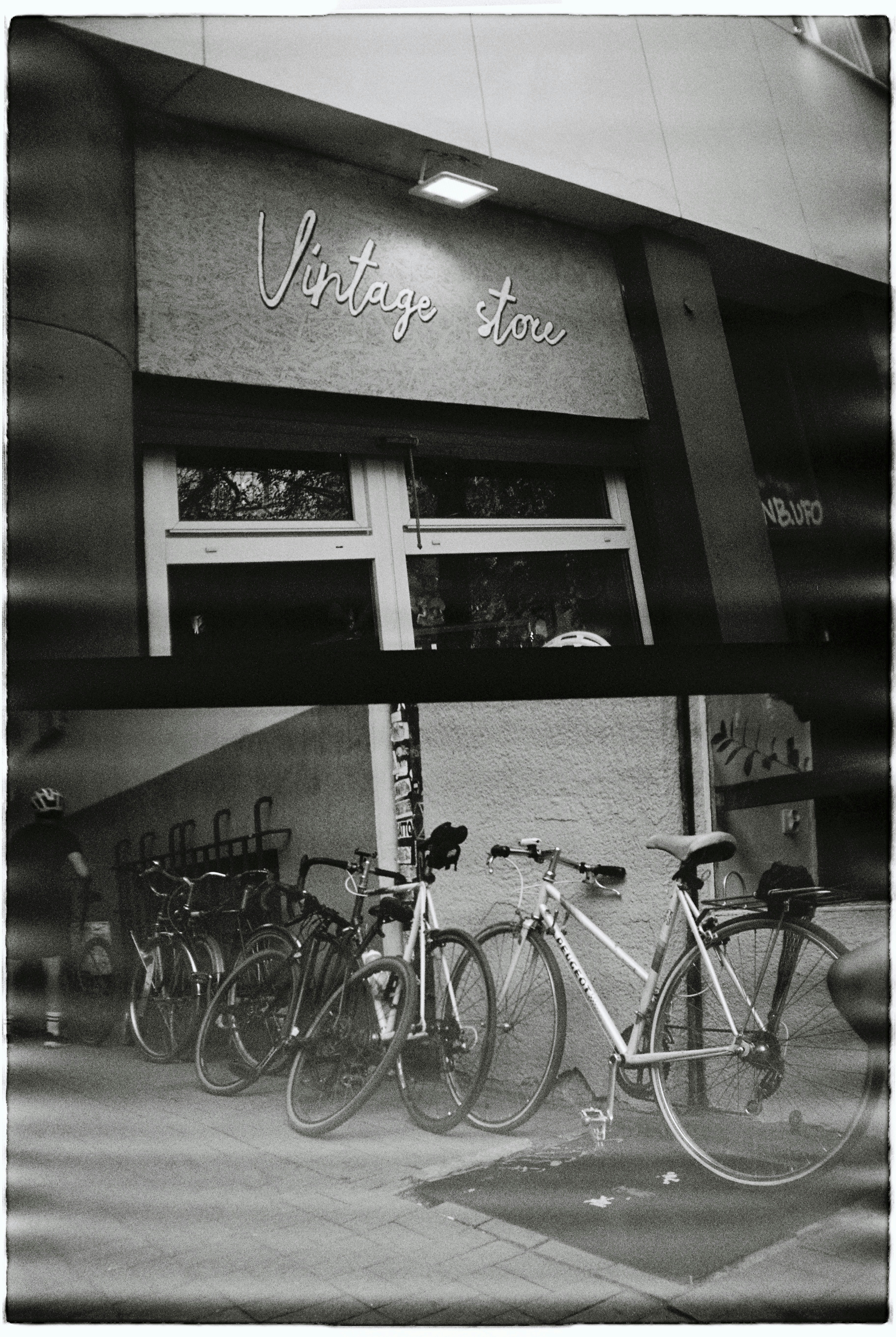Bikes at the Vintage Store Facade