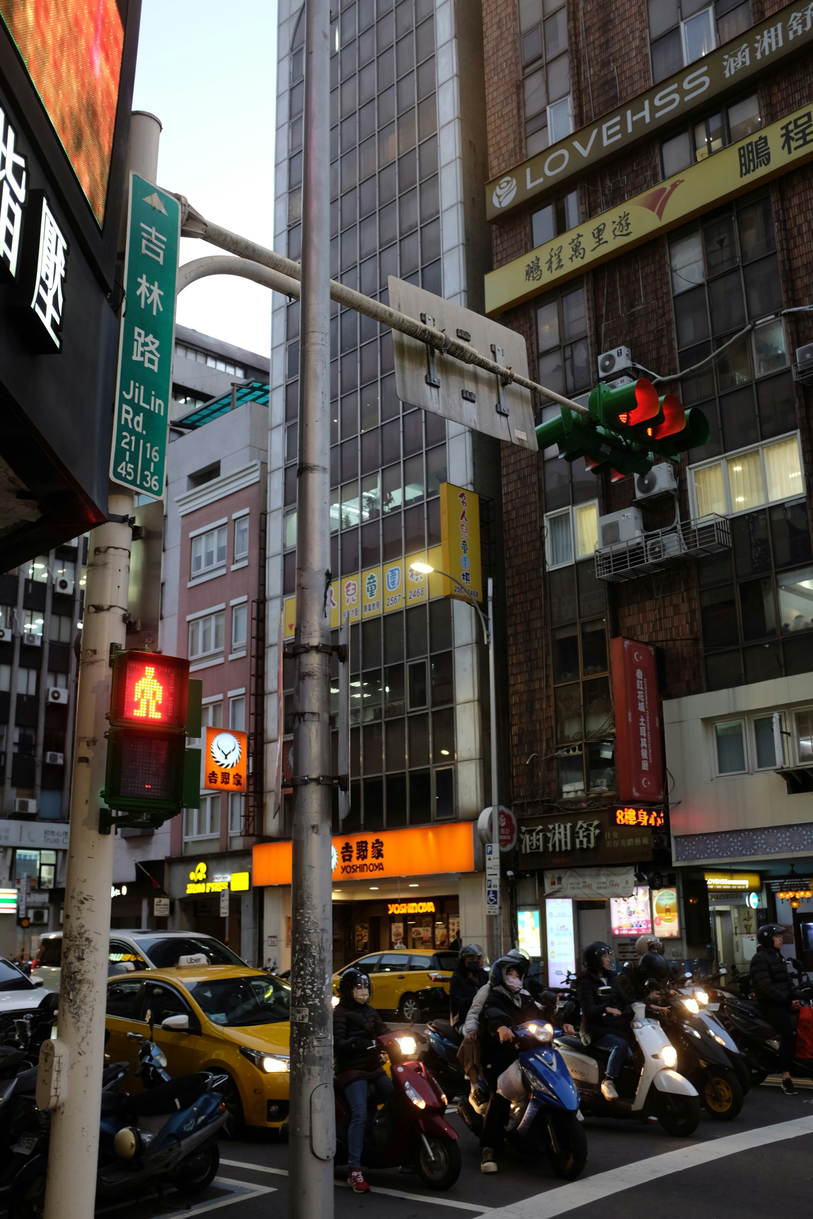 Neon Alleyways: Urban Flux at Dusk