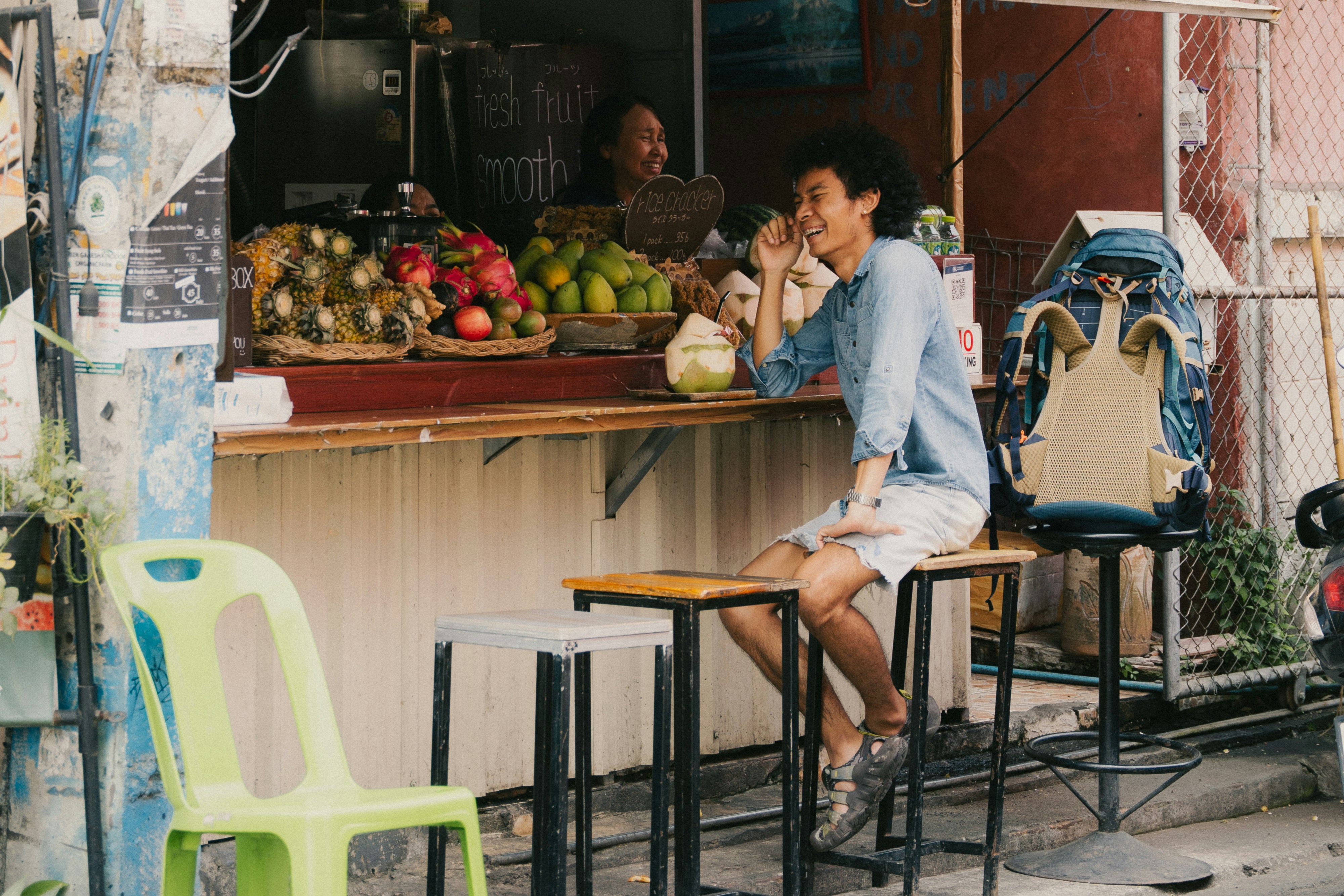 Together at the Mango Stand: a Street Exchange