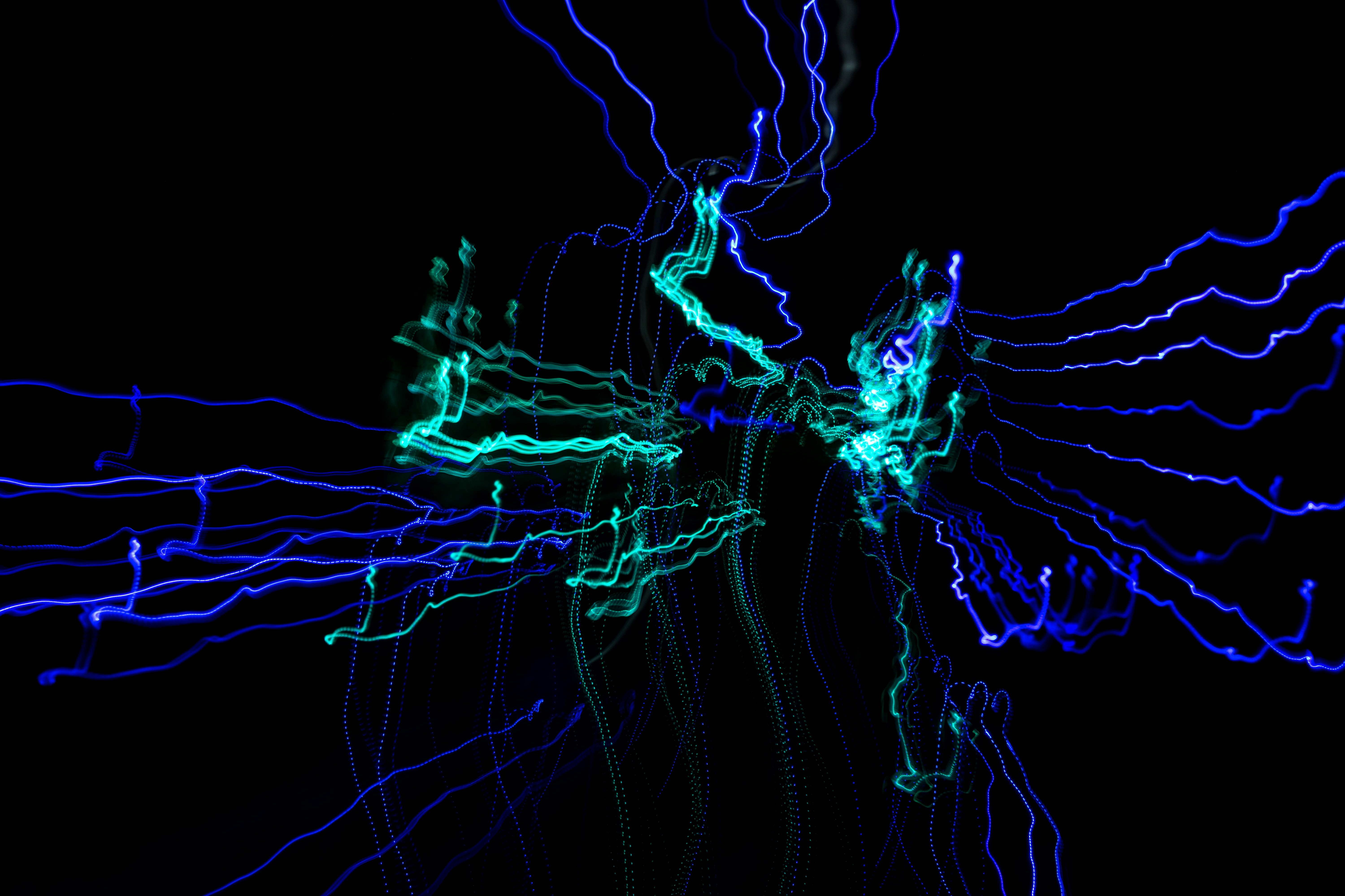 Electric Echoes: Fragments of Light in Motion