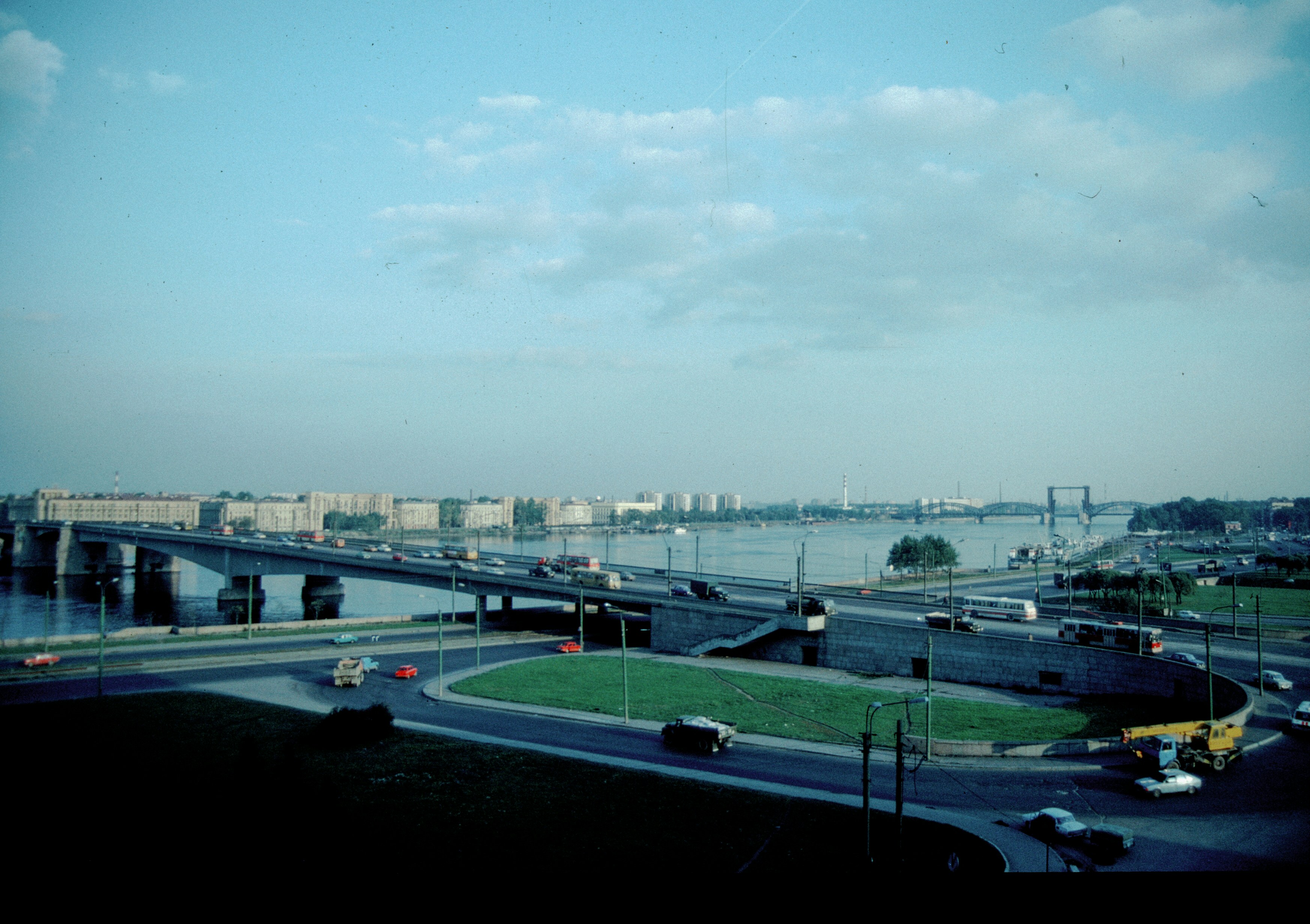 Bridge Over Water: A Quiet Urban Juncture at Dusk