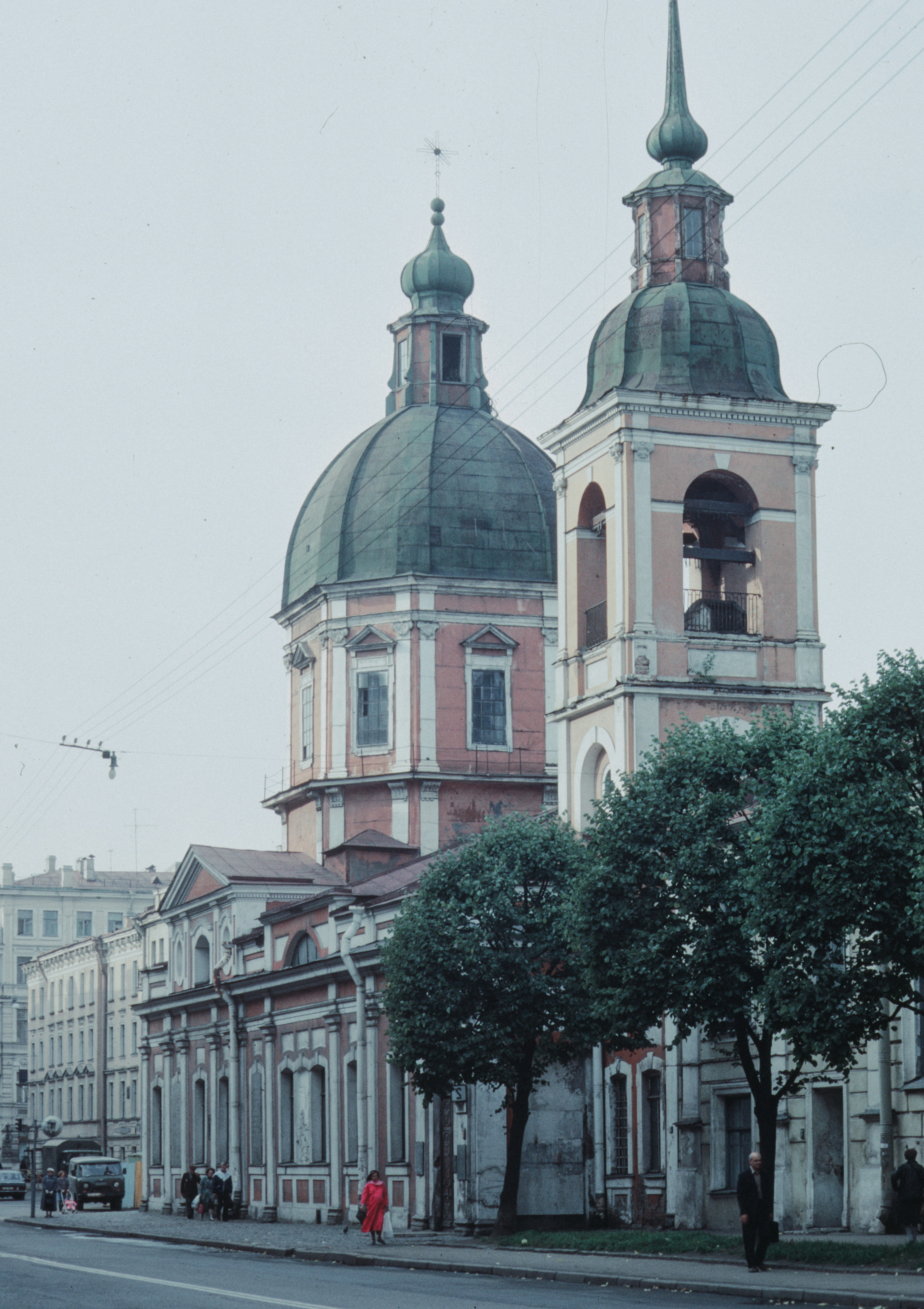 Bell Tower in Quiet Street: A Soft Evening beside the Old Cathedral