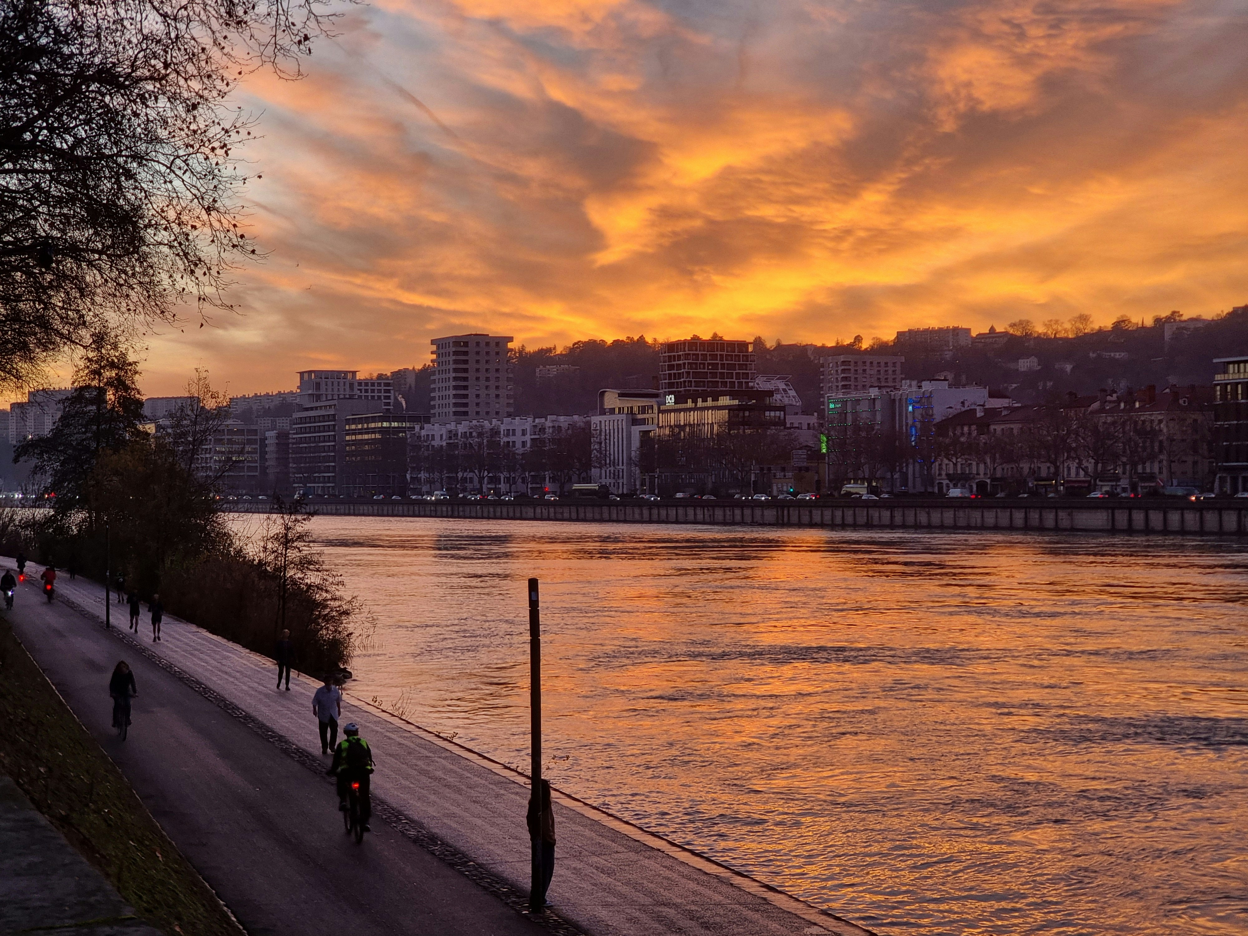 Sunset Over Riverside Way